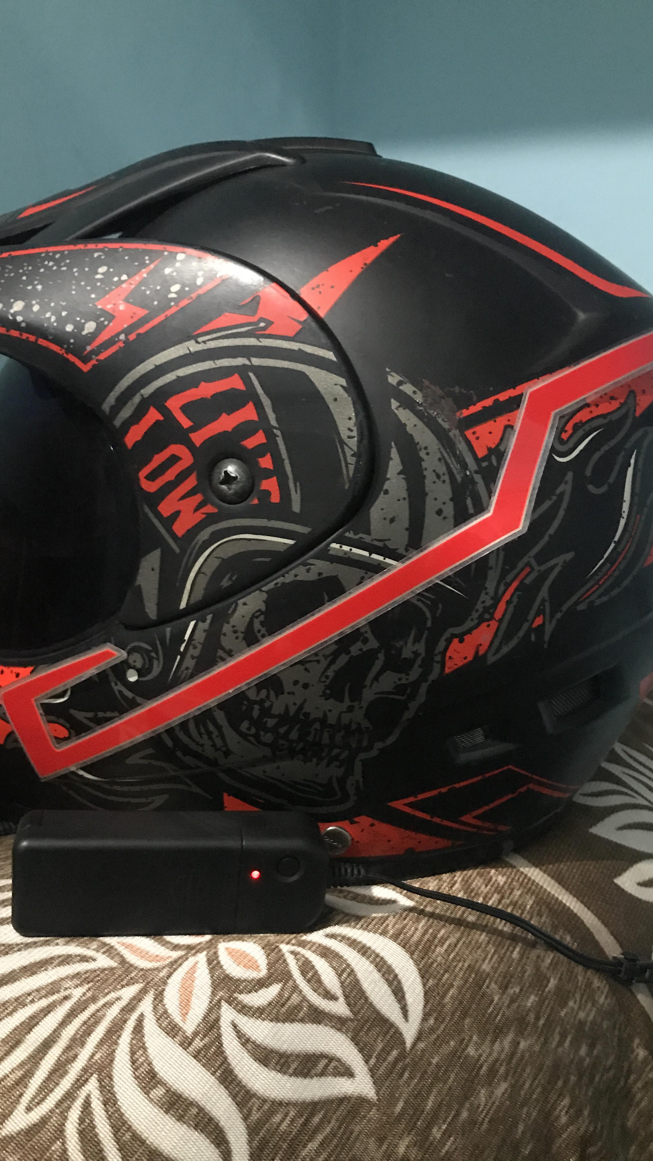 AUTOPOWERZ LED Night Signal Flashing Helmet Light Strip for Motorcycle ...