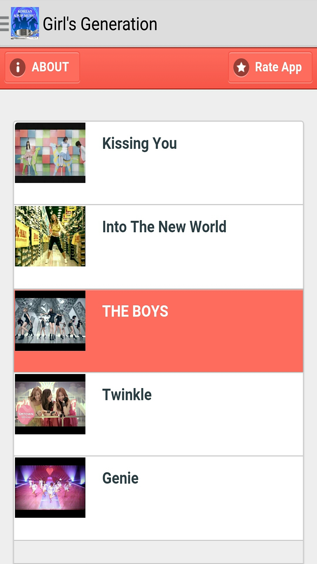 Korean KPOP Music - App on Amazon Appstore