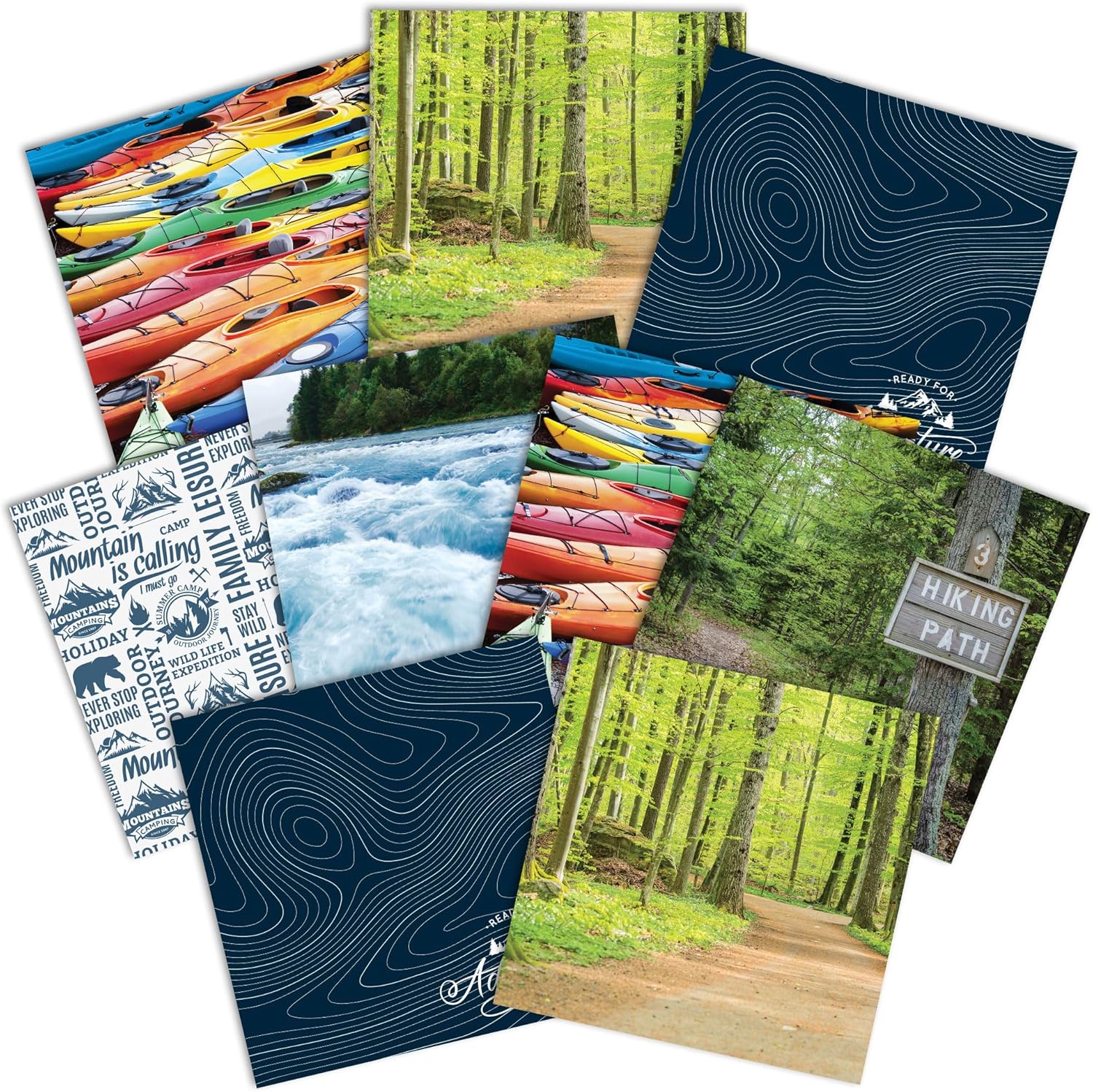 Amazon.com : Paper House Productions 12" x 12" 9-Sheet Decorative ...