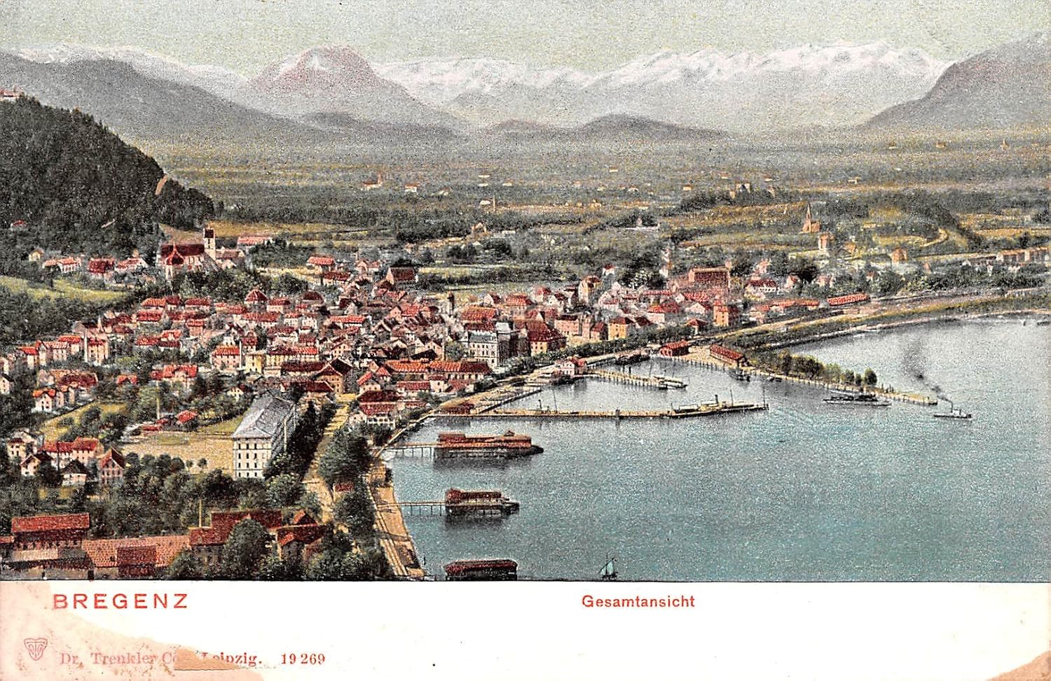 Gesamtansicht Bregenz Austria Postcard at Amazon's Entertainment ...
