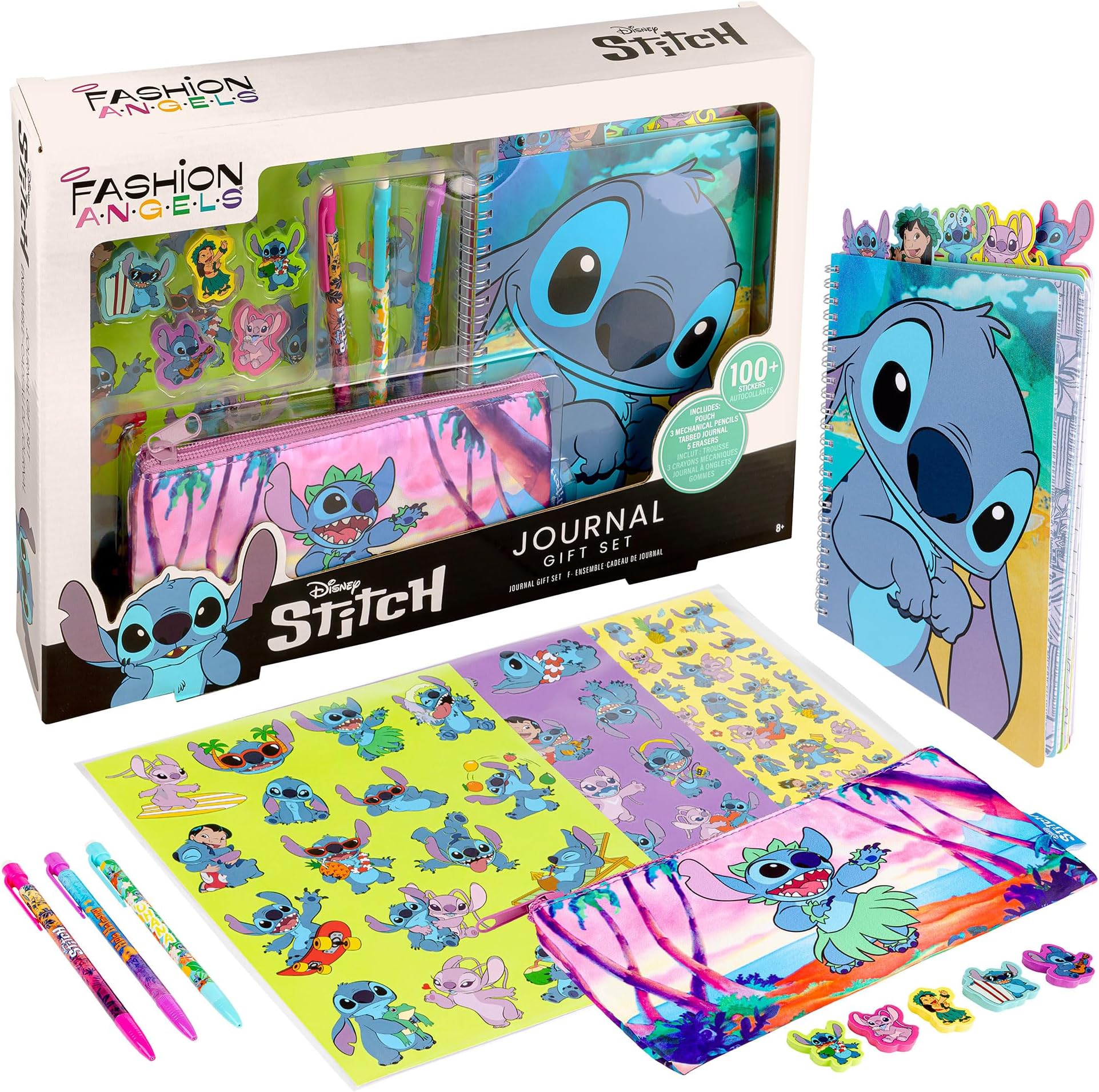 Amazon.com: Disney Stitch Stationery Bundle - 11 Pc Set Folder ...