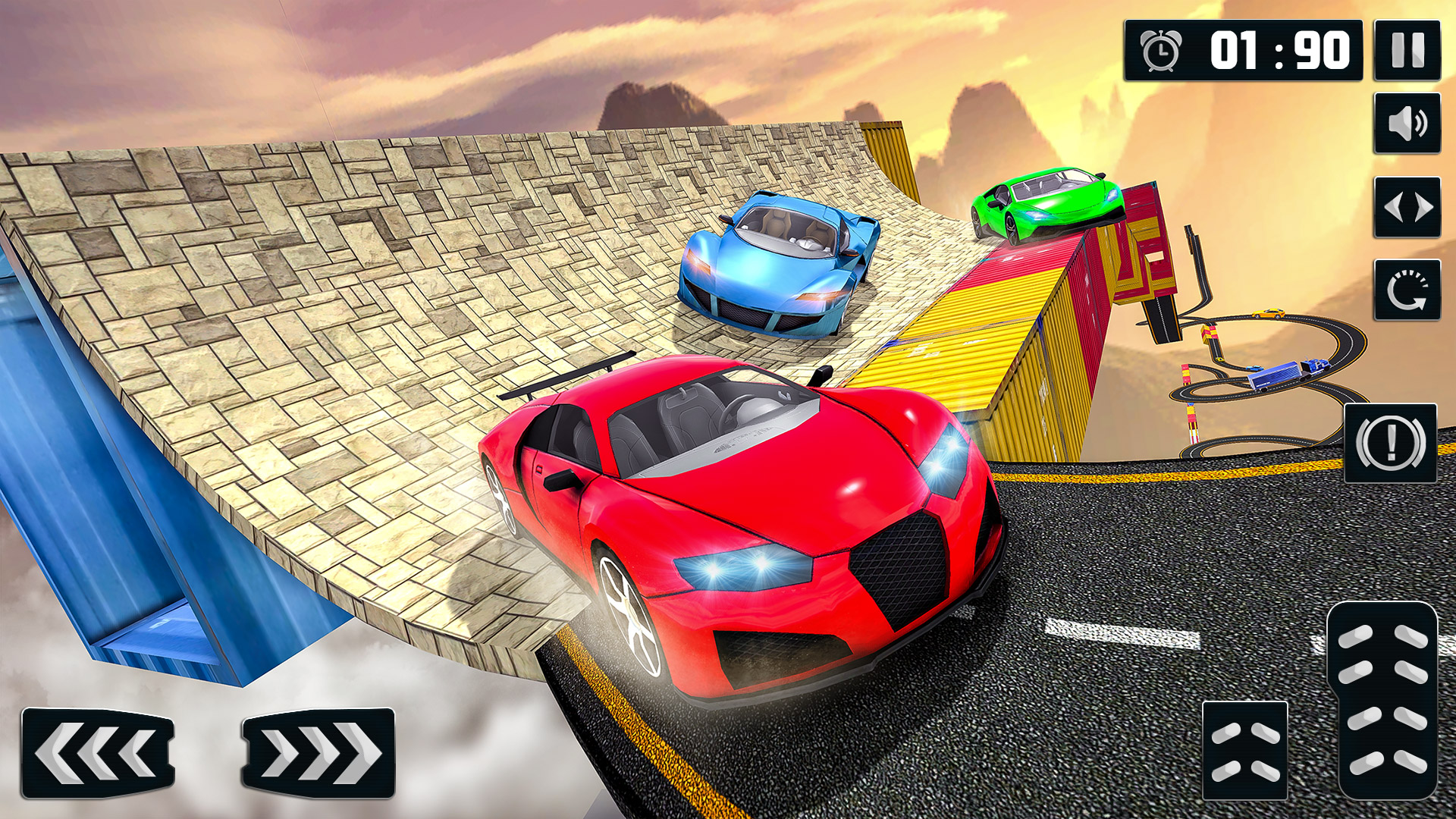 GT Stunts Riptide : Mega Grand Tourer Fun Car Race 3D : Best City ...