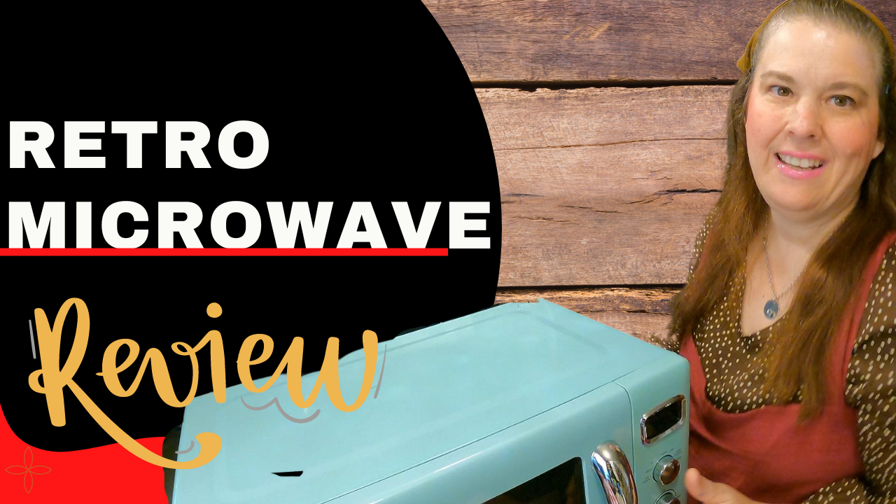 Watch COSTWAY Retro Countertop Microwave Oven on Amazon Live