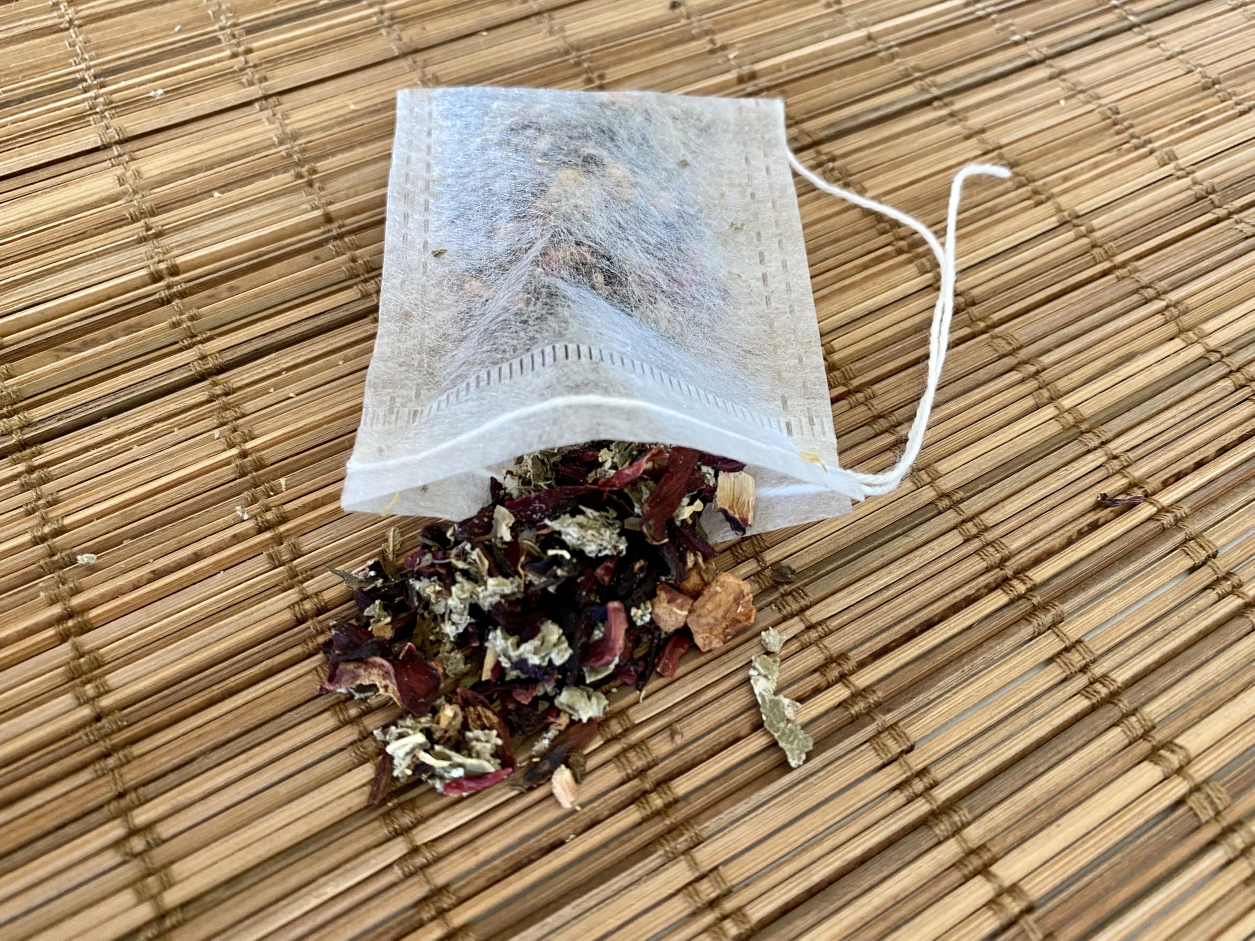 Empty SELF Fill Teabags, Unbleached Corn Fibre, COMPOSTABLE, Small Size ...