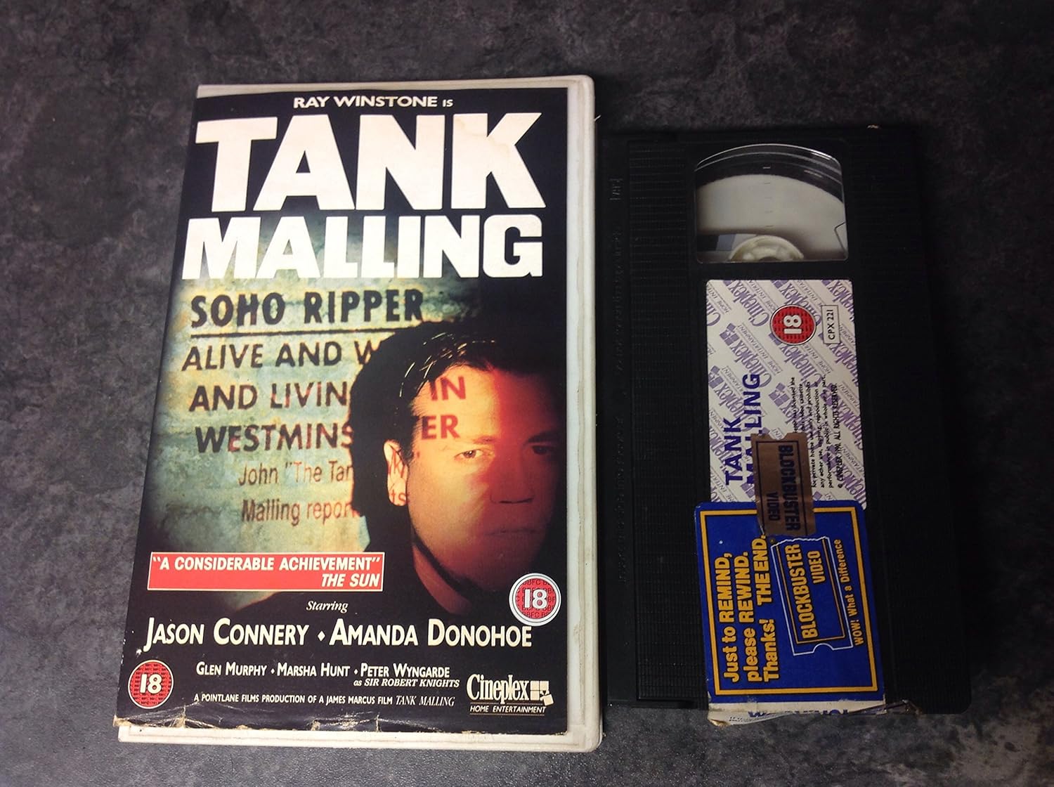 Amazon.com: Tank Malling VHS Video Starring Ray Winstone Cert.18 ...