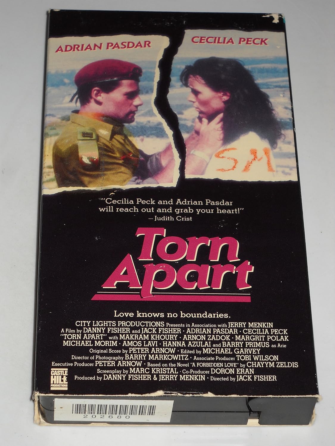 Amazon.com: Torn Apart [VHS] : Adrian Pasdar, Cecilia Peck, Tal Assif ...