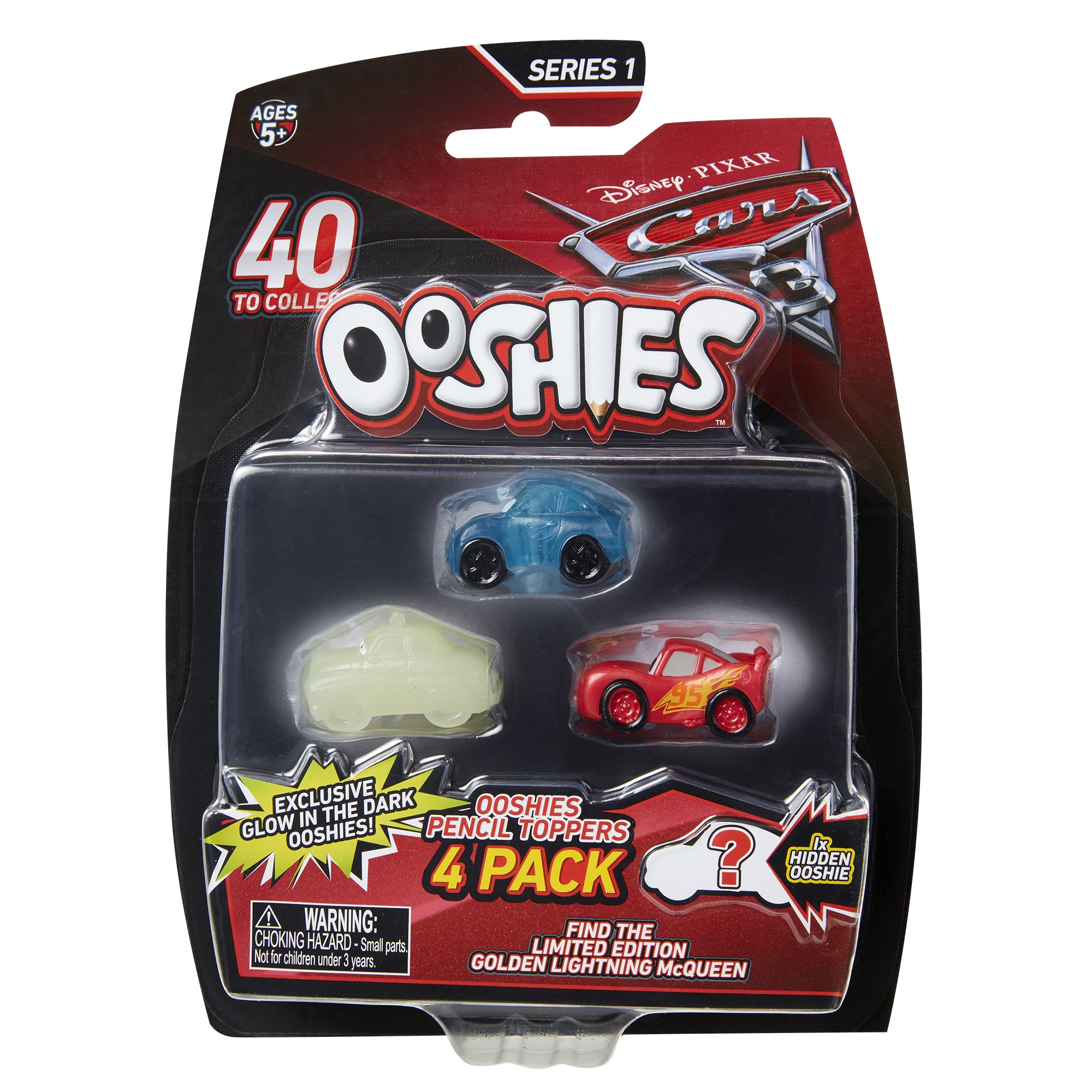Ooshies Set 2 "Disney Cars 3 Series 1" Action Figure (4 Pack) Pencil ...