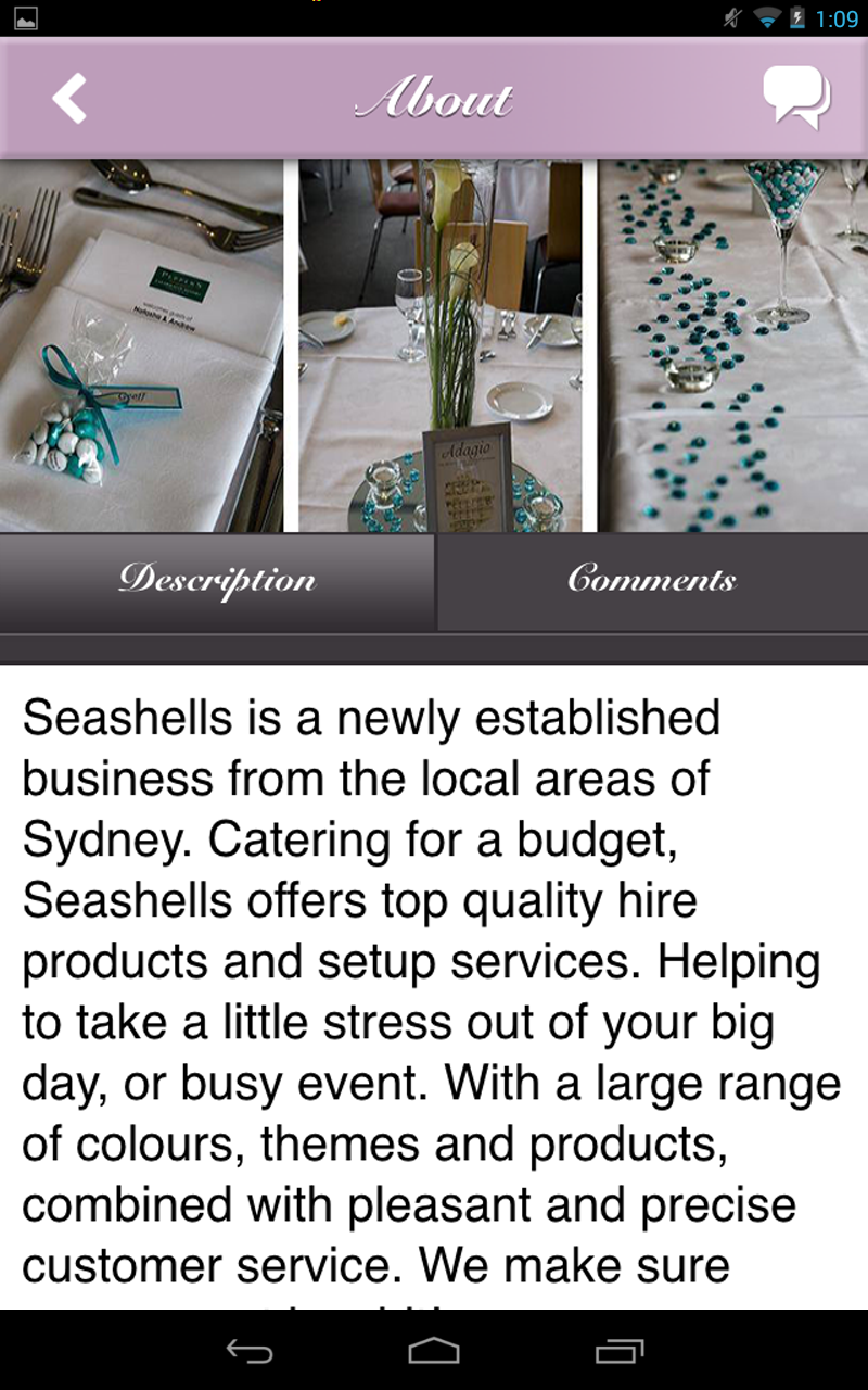 Seashells Wedding Planner - App on Amazon Appstore