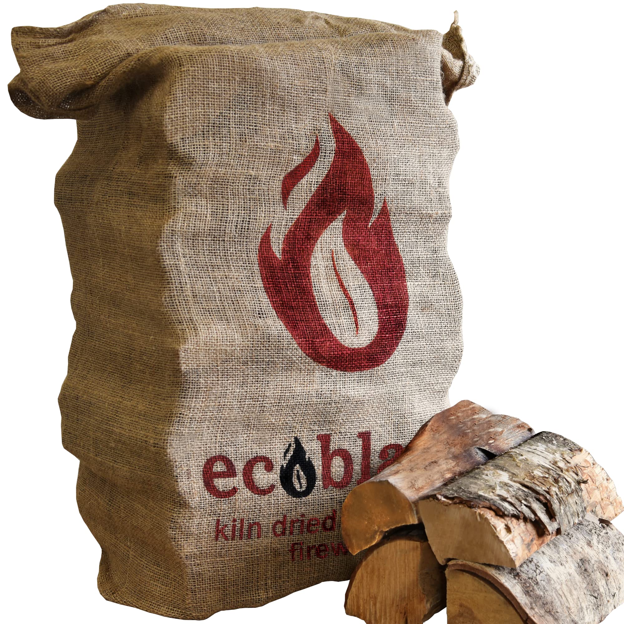 Ecoblaze Kiln-Dried Hardwood Firewood Logs 50L - Eco Fuel Ready to Burn ...