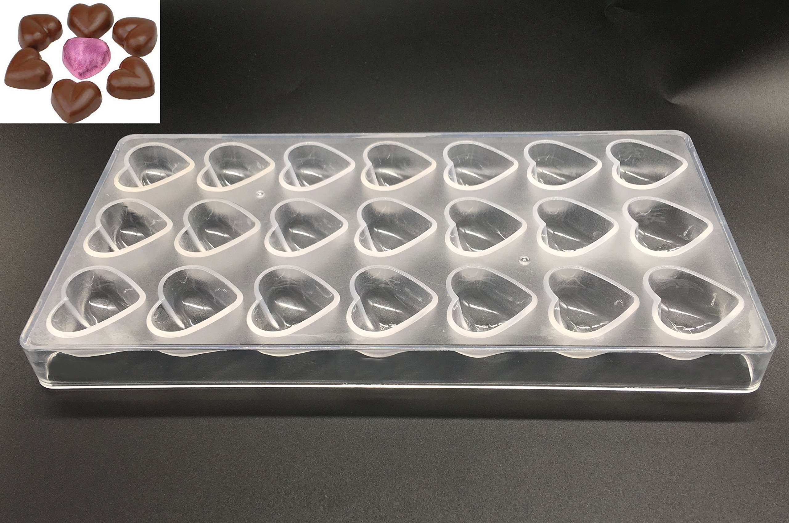 Amazon.com: Candy Making Mold, Diamond Clear Polycarbonate Chocolate ...