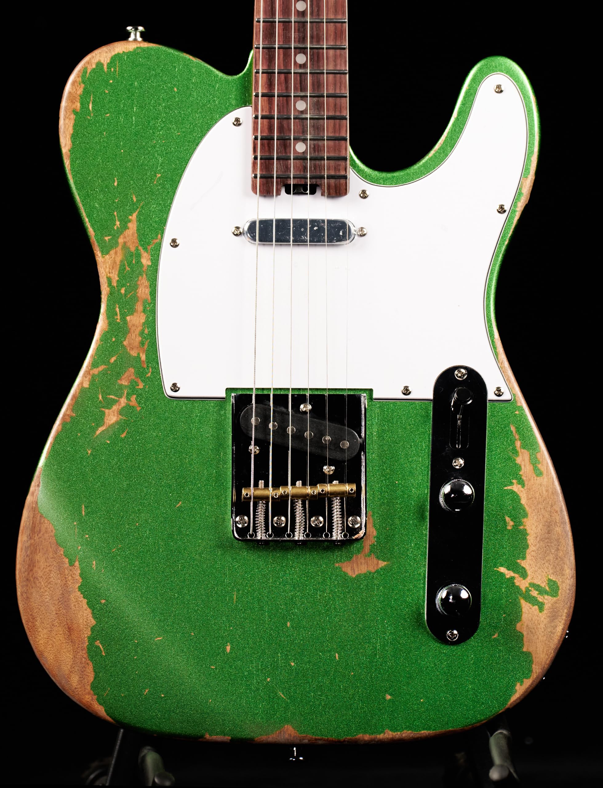 Snapklik.com : Relic Electric Guitar Mahogany Body Carbonized Maple ...