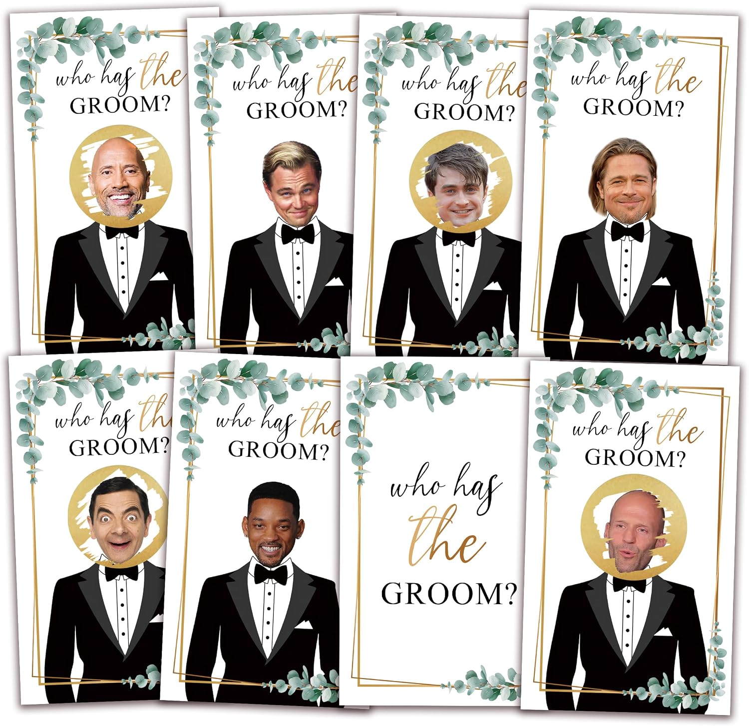 Amazon.com: Bridal Shower Scratch Off Game Cards, Who Has The Groom ...