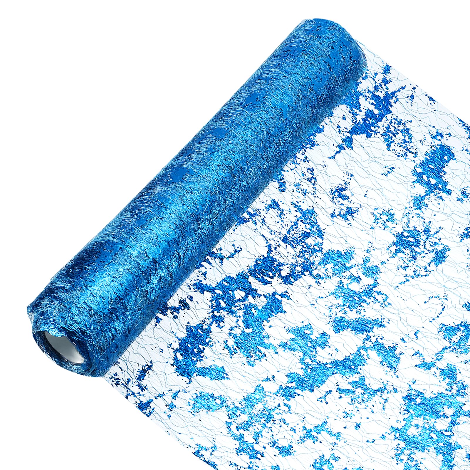 Amazon.com: uxcell Lake Blue Table Runner 11 x 360 Inch, Metallic Foil ...