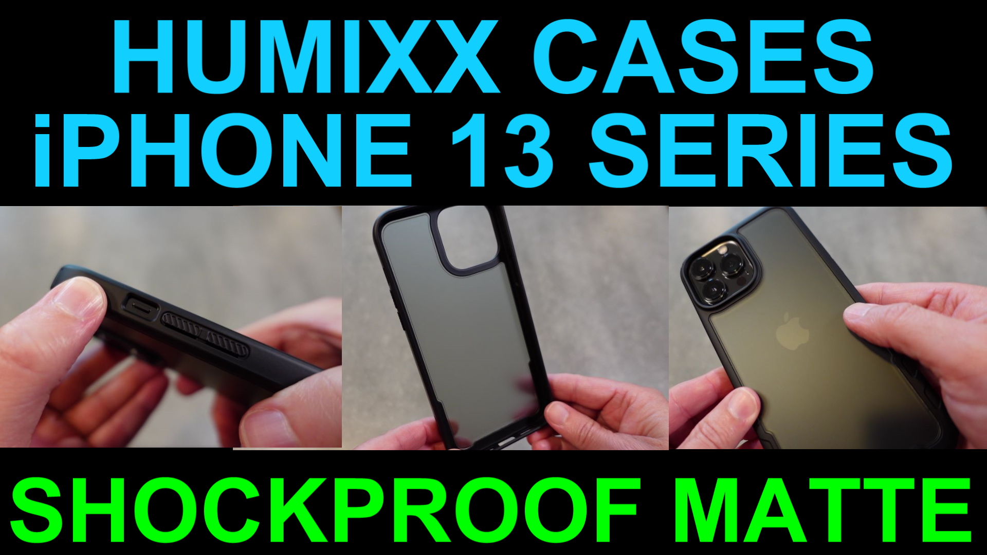 Watch DEMO & Review Humixx Shockproof Translucent Case on Amazon Live