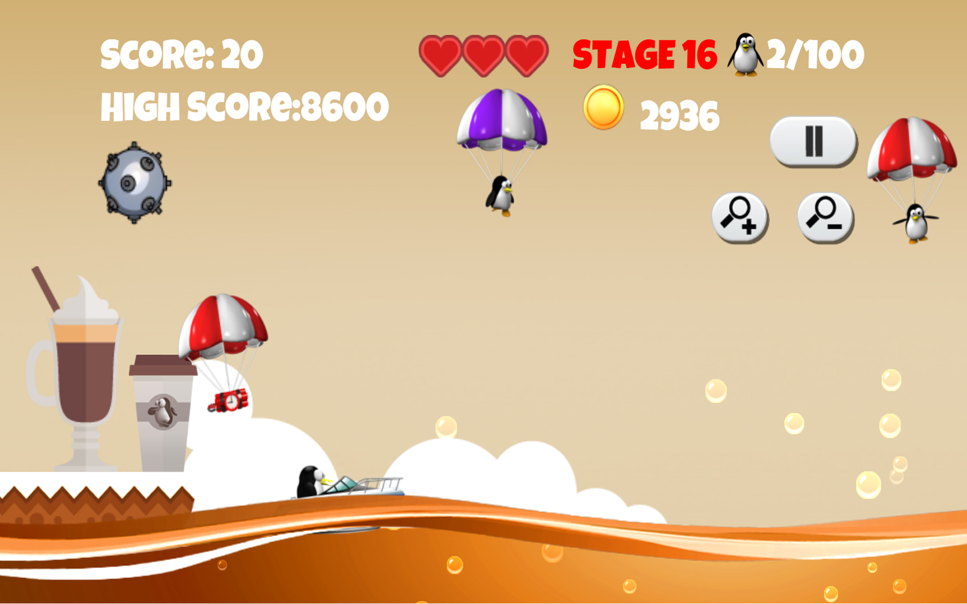 Super Penguin Rescue World Parachute Panic Tour - App on the Amazon ...