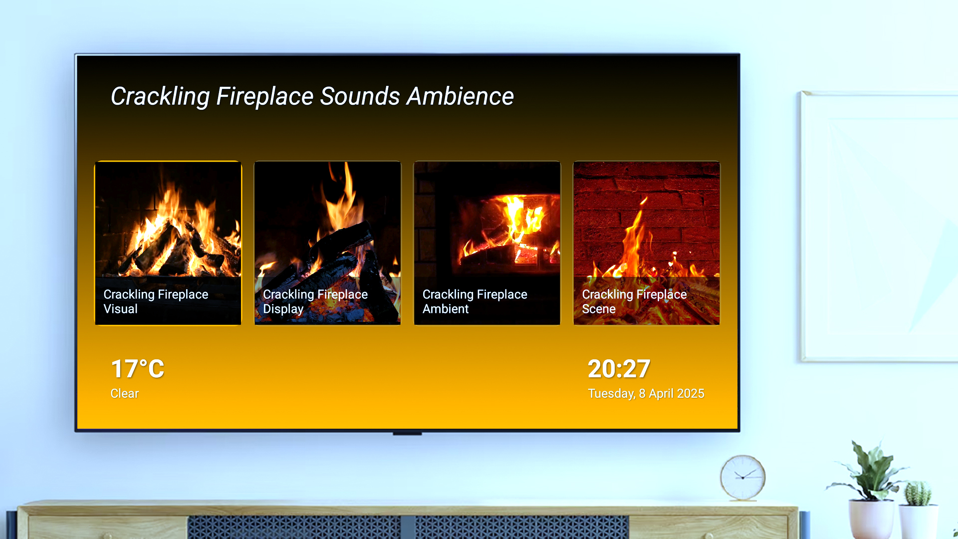 Crackling Fireplace Sounds Screensaver for Tablets And Fire TV - App on ...