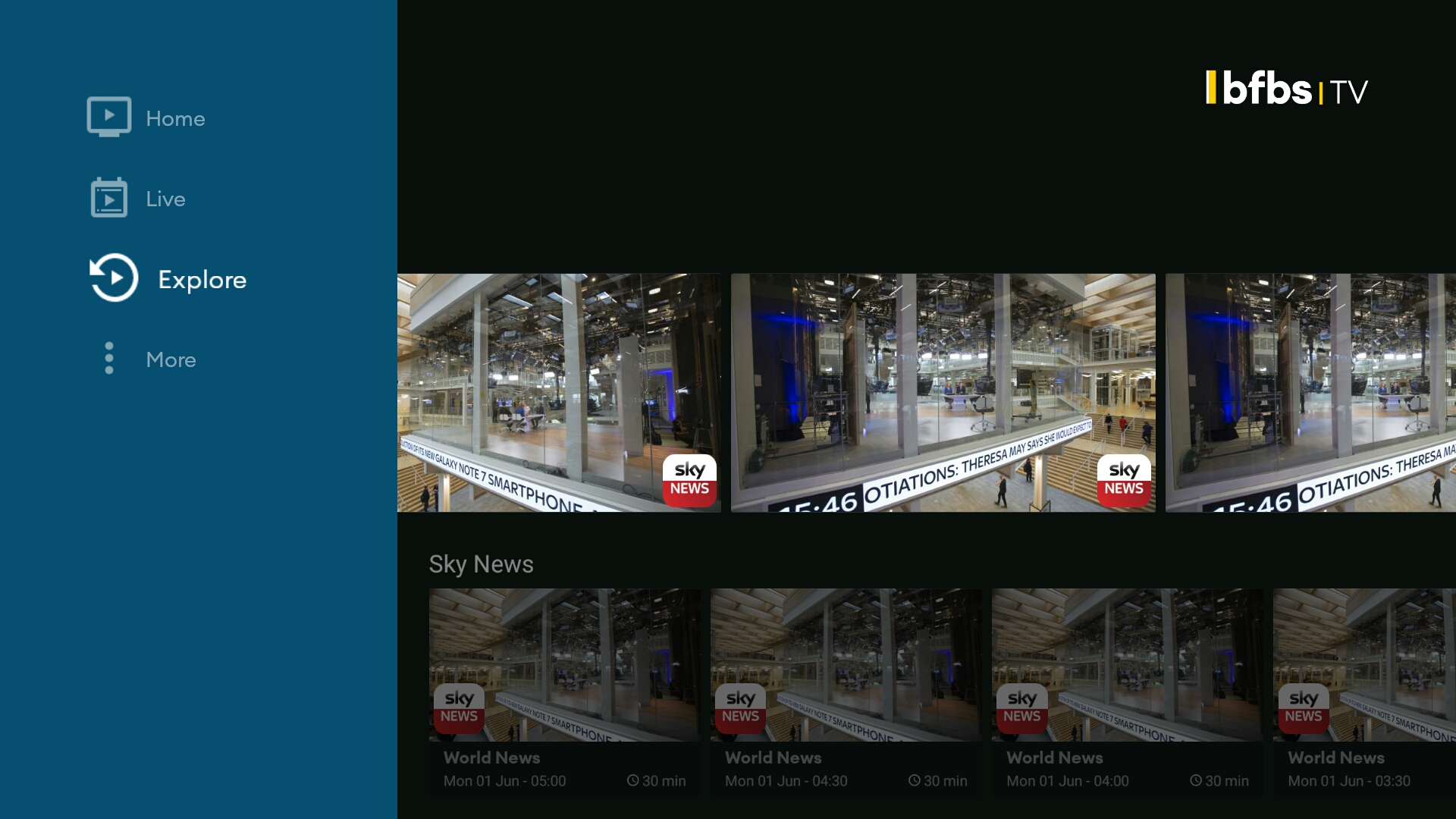 BFBS TV Player - App on the Amazon Appstore