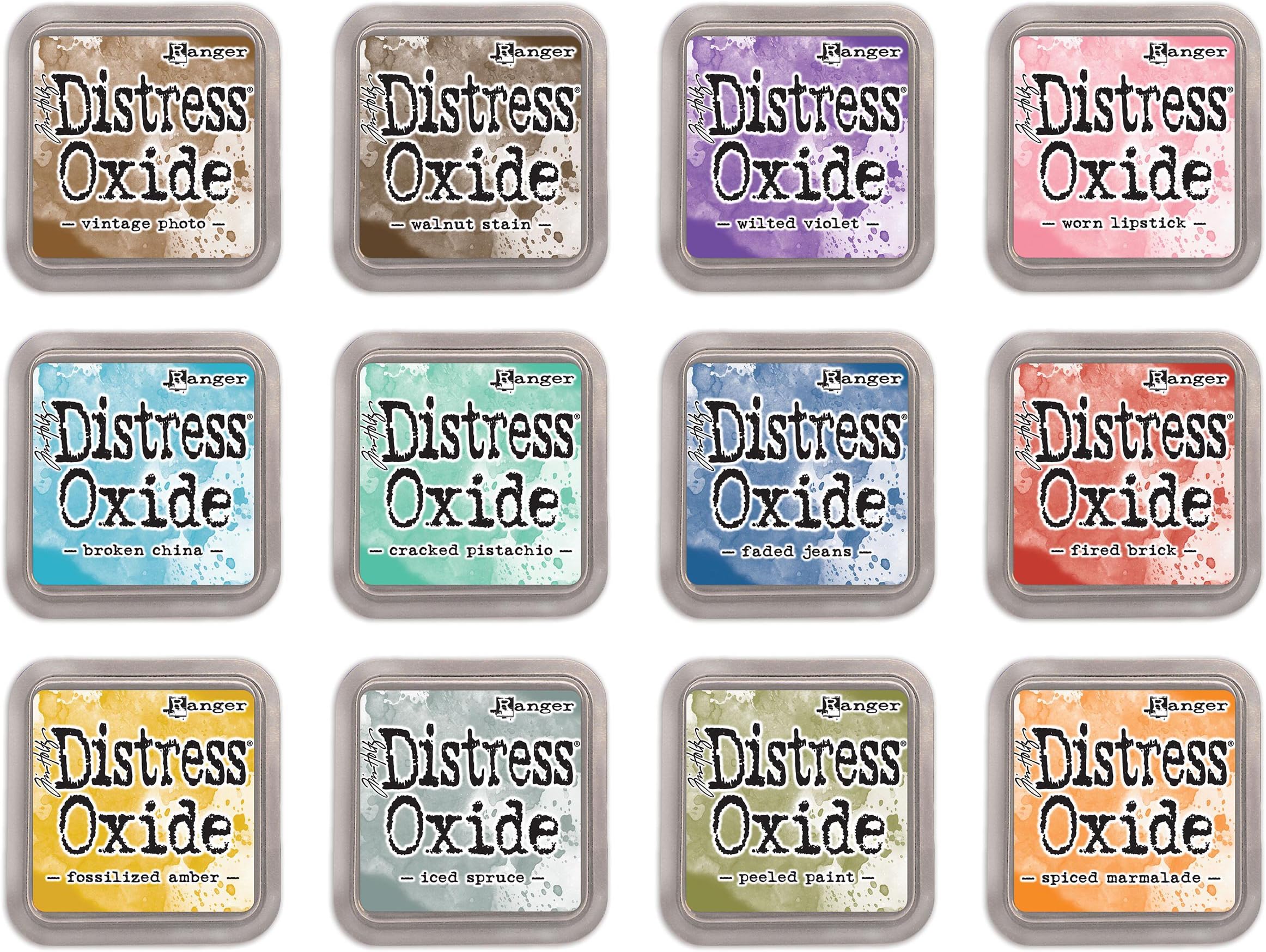 Amazon.com: Tim Holtz Distress Oxide Ink Bundle January 2017 : Arts ...