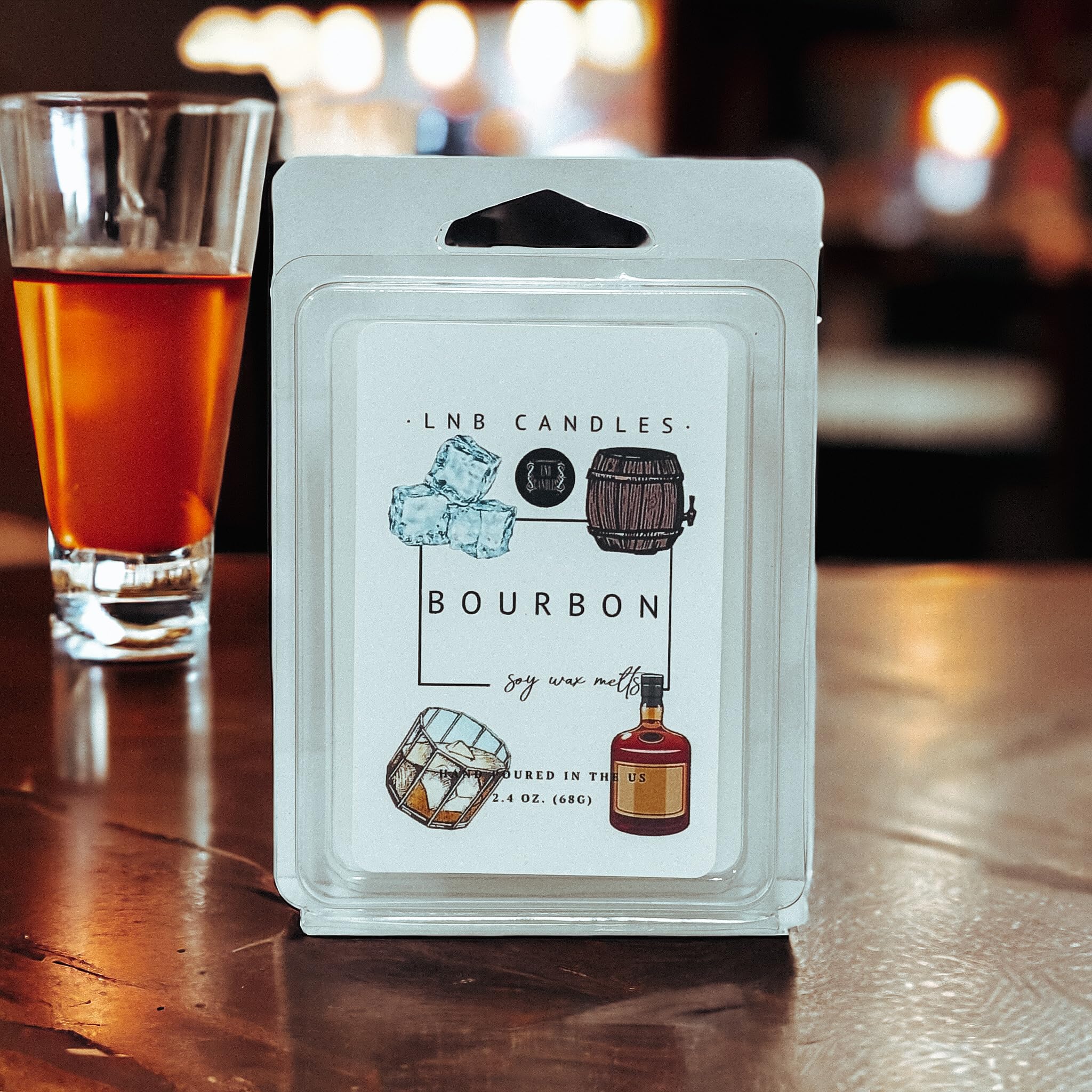 Amazon.com: 3 Pack Bourbon Scent Made in USA Fragrance Wax Melts Luxury ...