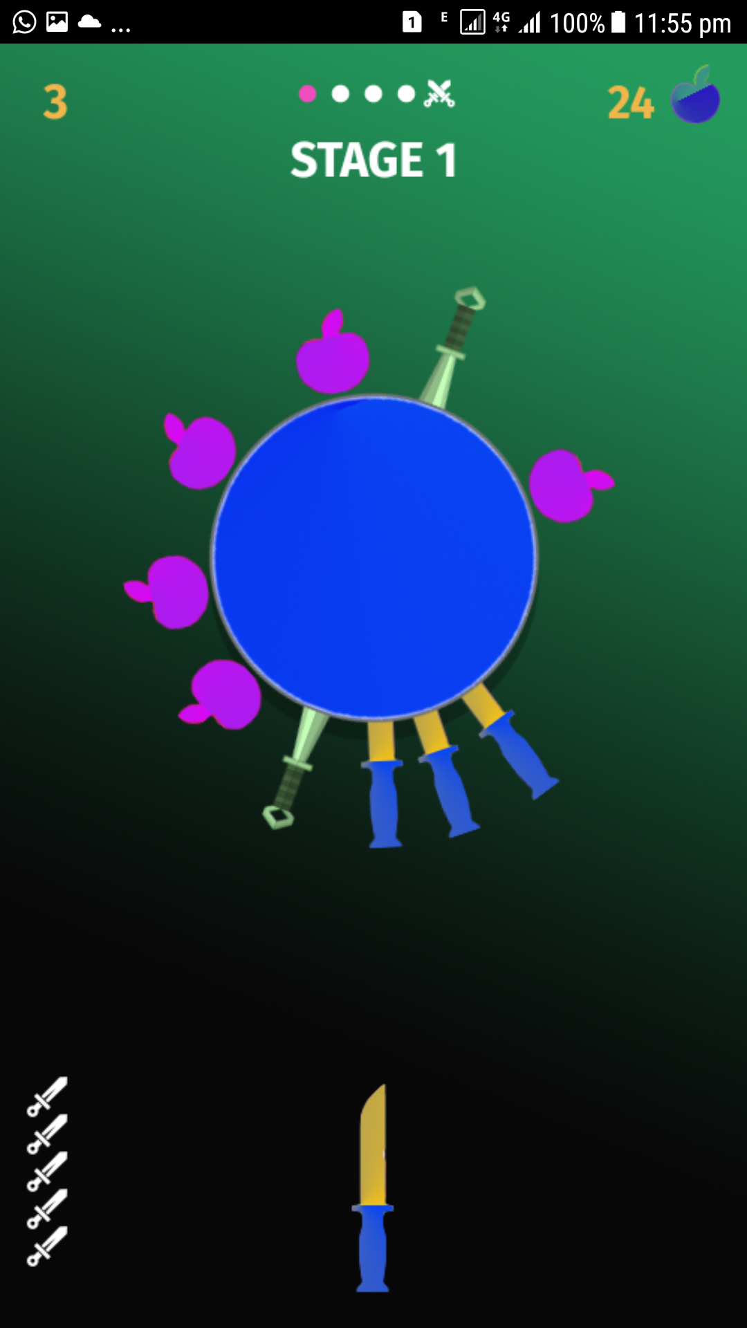 Knife Throw Plus game Hit The Target - App on Amazon Appstore