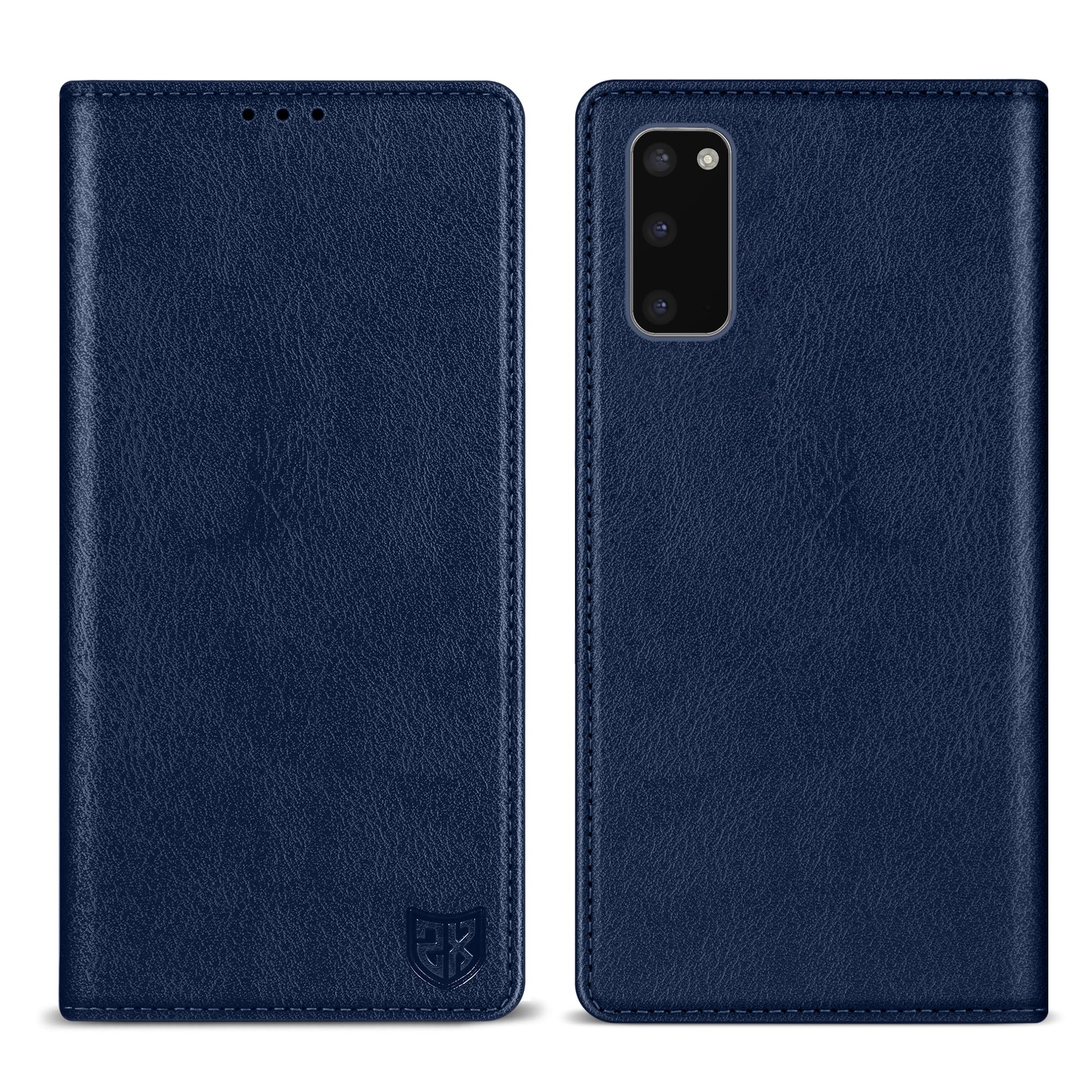 Amazon.com: ZZXX for Samsung Galaxy S20 Wallet Case with [RFID Blocking] Card Slot Stand Strong ...