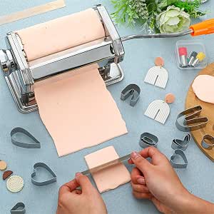 Amazon.com: Amylove 72 Pieces Polymer Clay Roller Tools Machine Clay ...