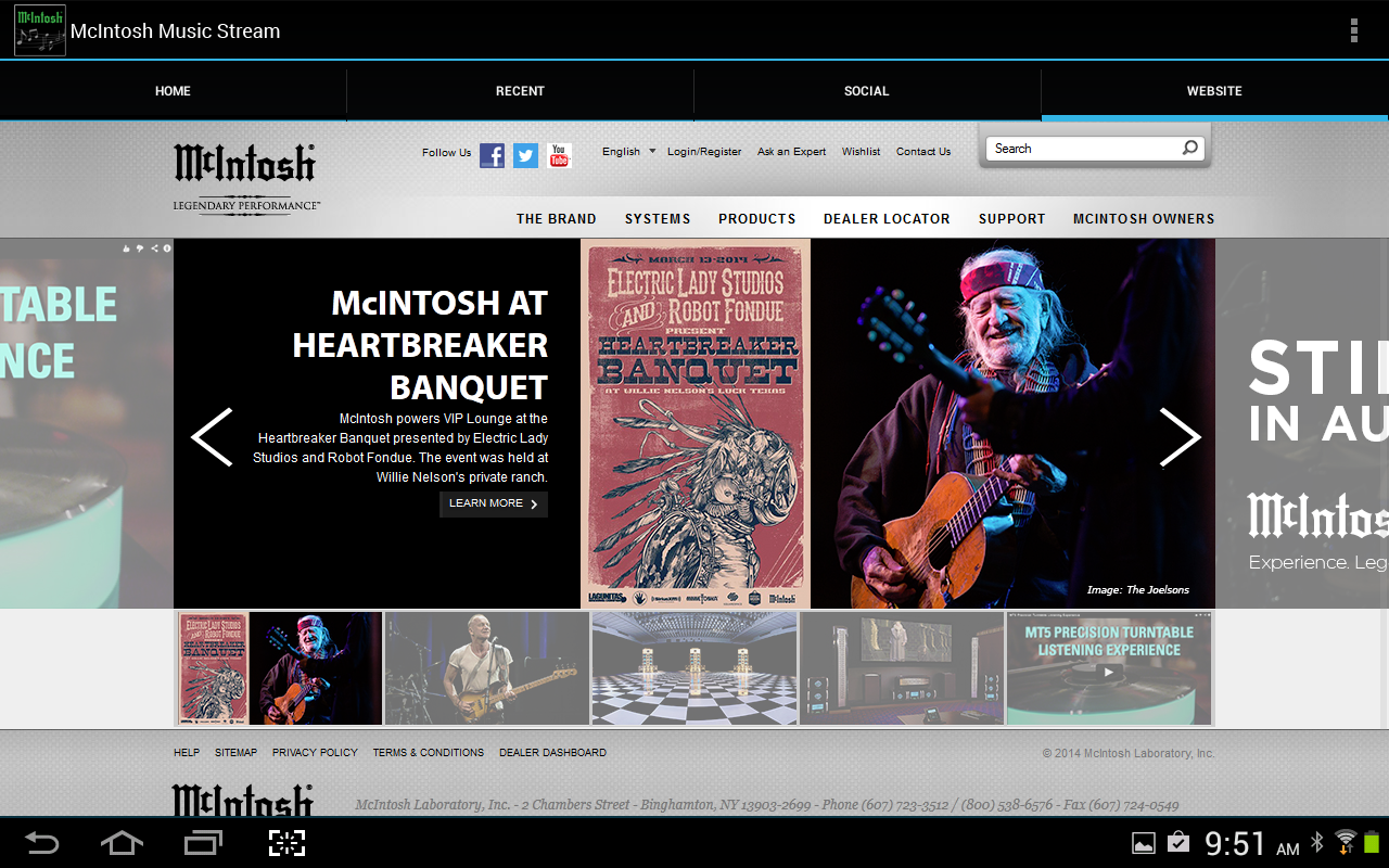 McIntosh Music Stream Tablet - App on Amazon Appstore