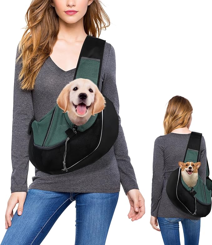Puppy Sling Dog Carriers, Puppy Sling Dog Sling, Hands-free Sling Pet ...