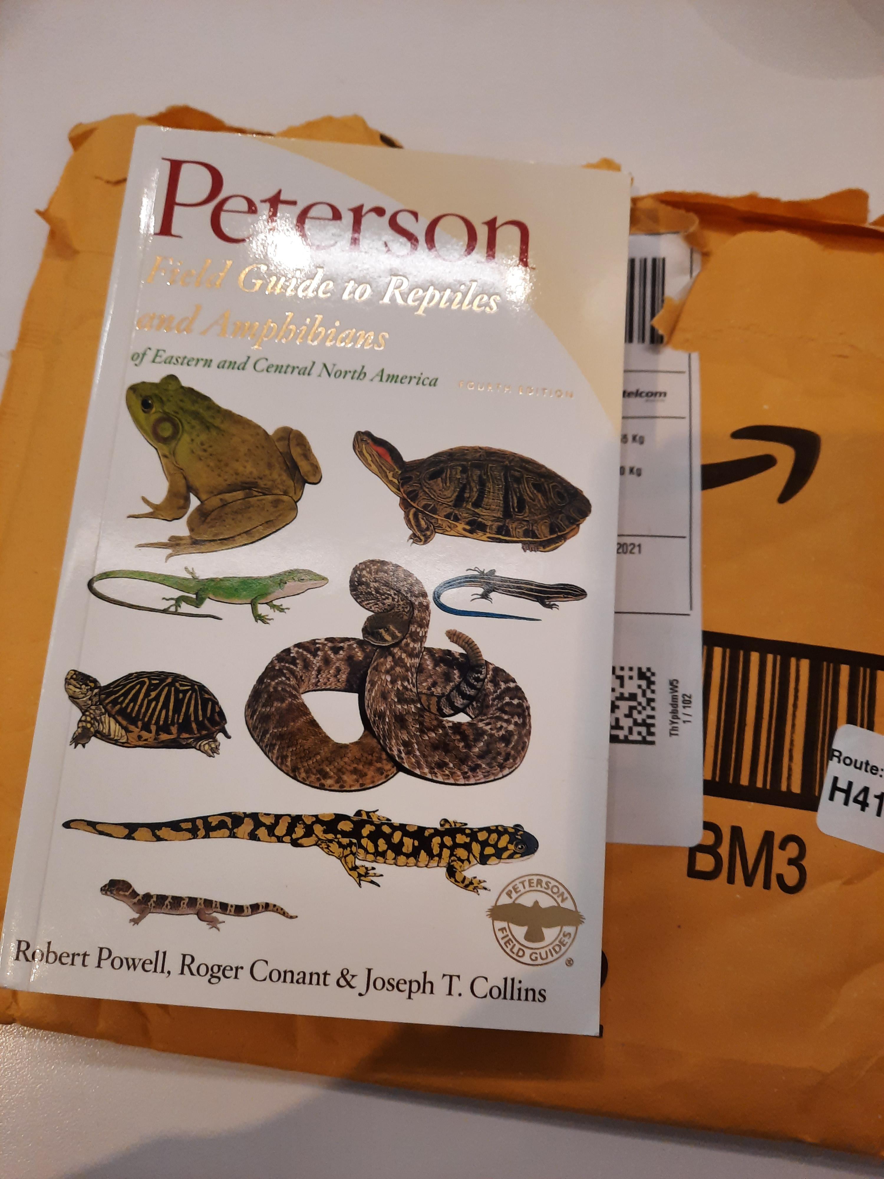 Peterson Field Guide To Reptiles And Amphibians Eastern & Central North ...