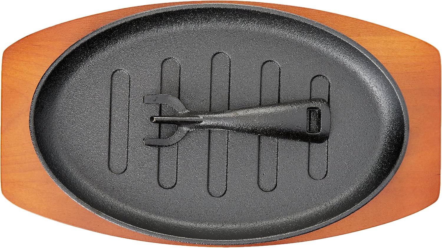 Utopia Cast Iron & Boards, MH7009-000000-B01001, Sizzle Platter 10.75 ...