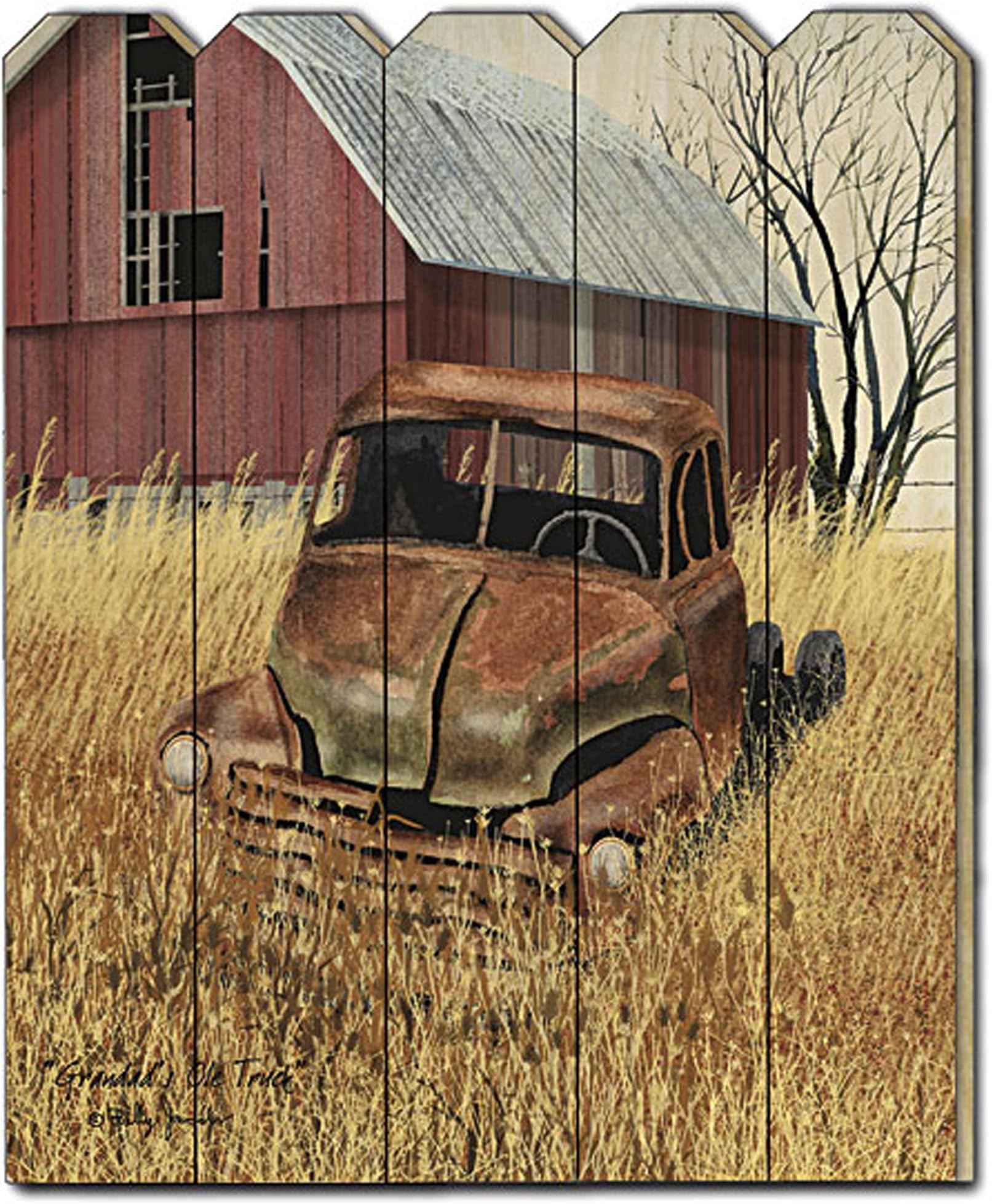 Amazon.com: Trendy Decor4U Morning Commute (Outhouse) By Billy Jacobs ...