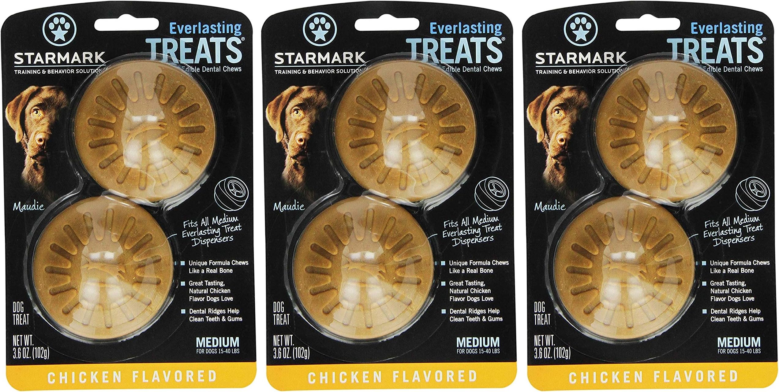 Amazon.com : Starmark Everlasting Treat For Dogs, Chicken, Medium : Pet ...