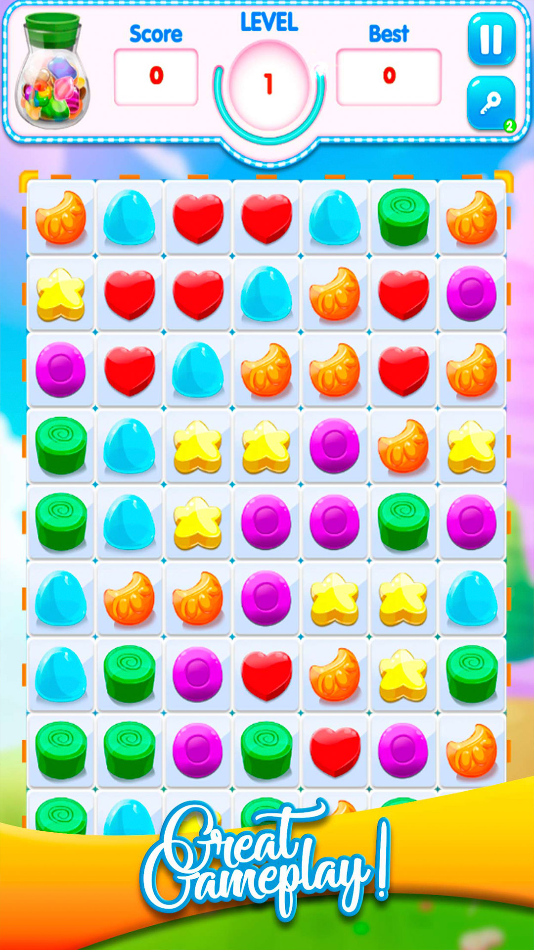 Gummy World Match 3 - App on Amazon Appstore