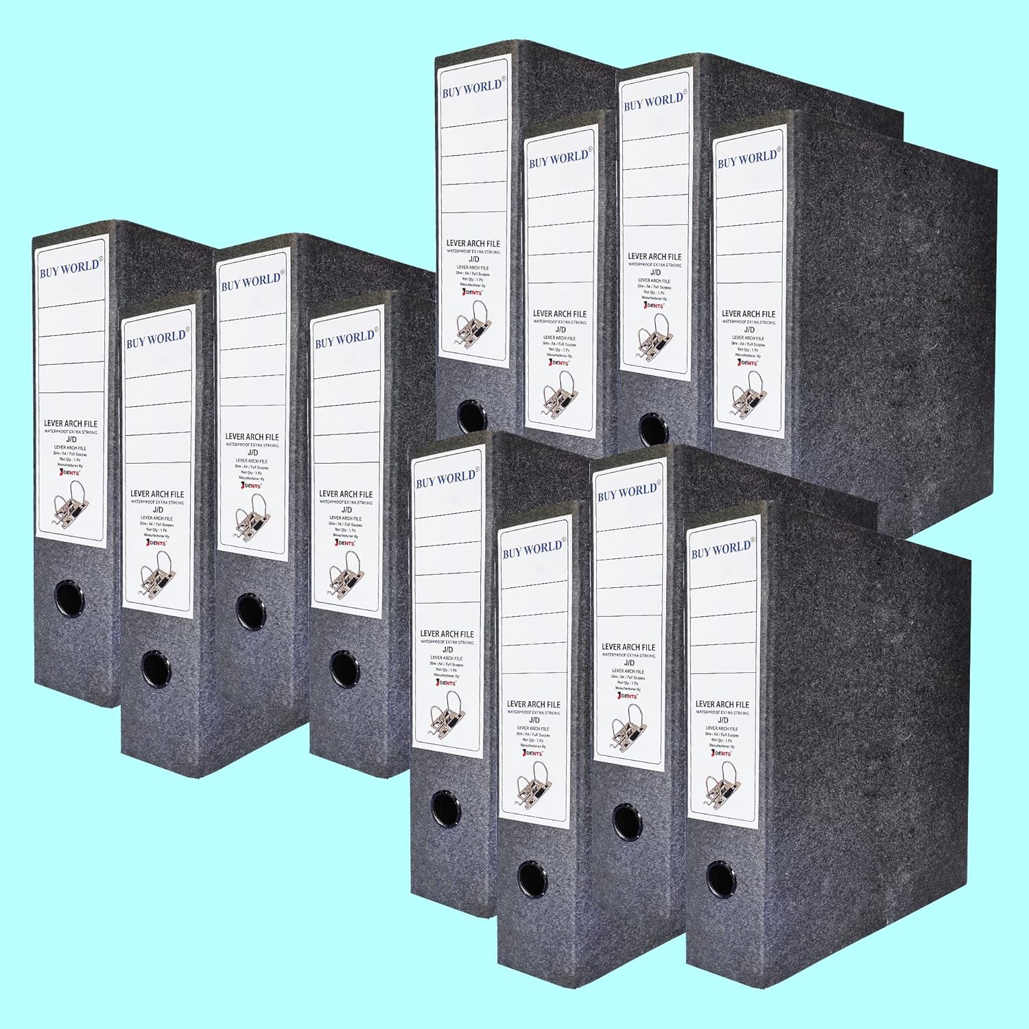 BuyWorld Cardboard Office Lever Arch Box File Folder Binders & Binder ...