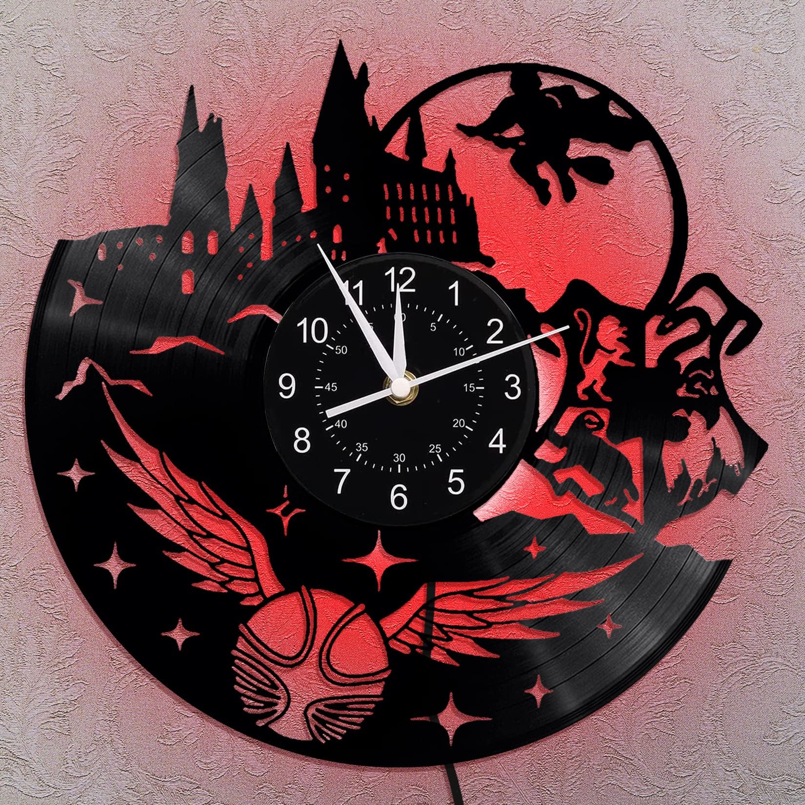 Amazon.com: Harry Potter Wall Clock Set- Room Decor Bundle with 2 10 ...