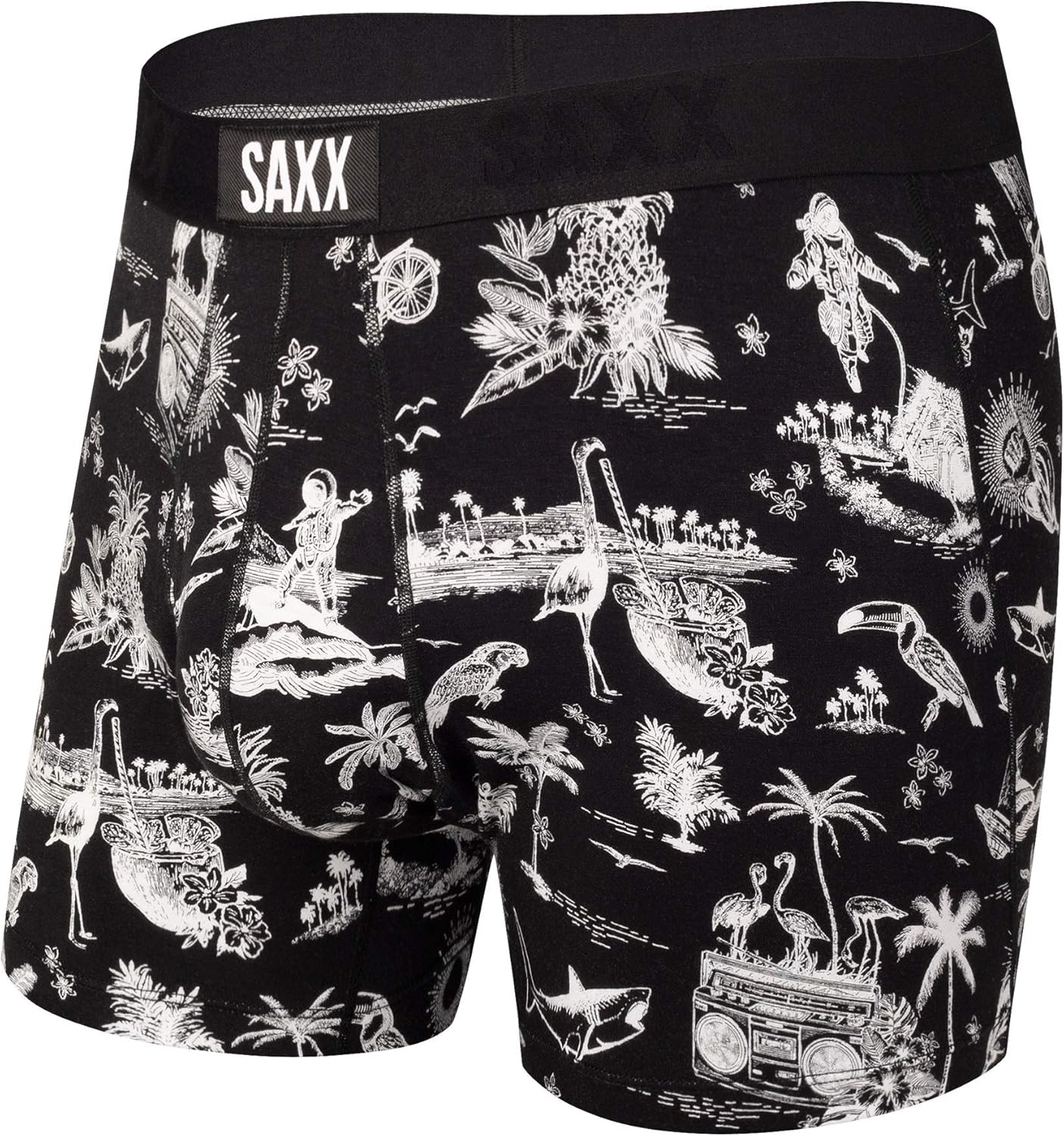 SAXX Men's Underwear - Ultra Super Soft Boxer Briefs with Fly and Built ...
