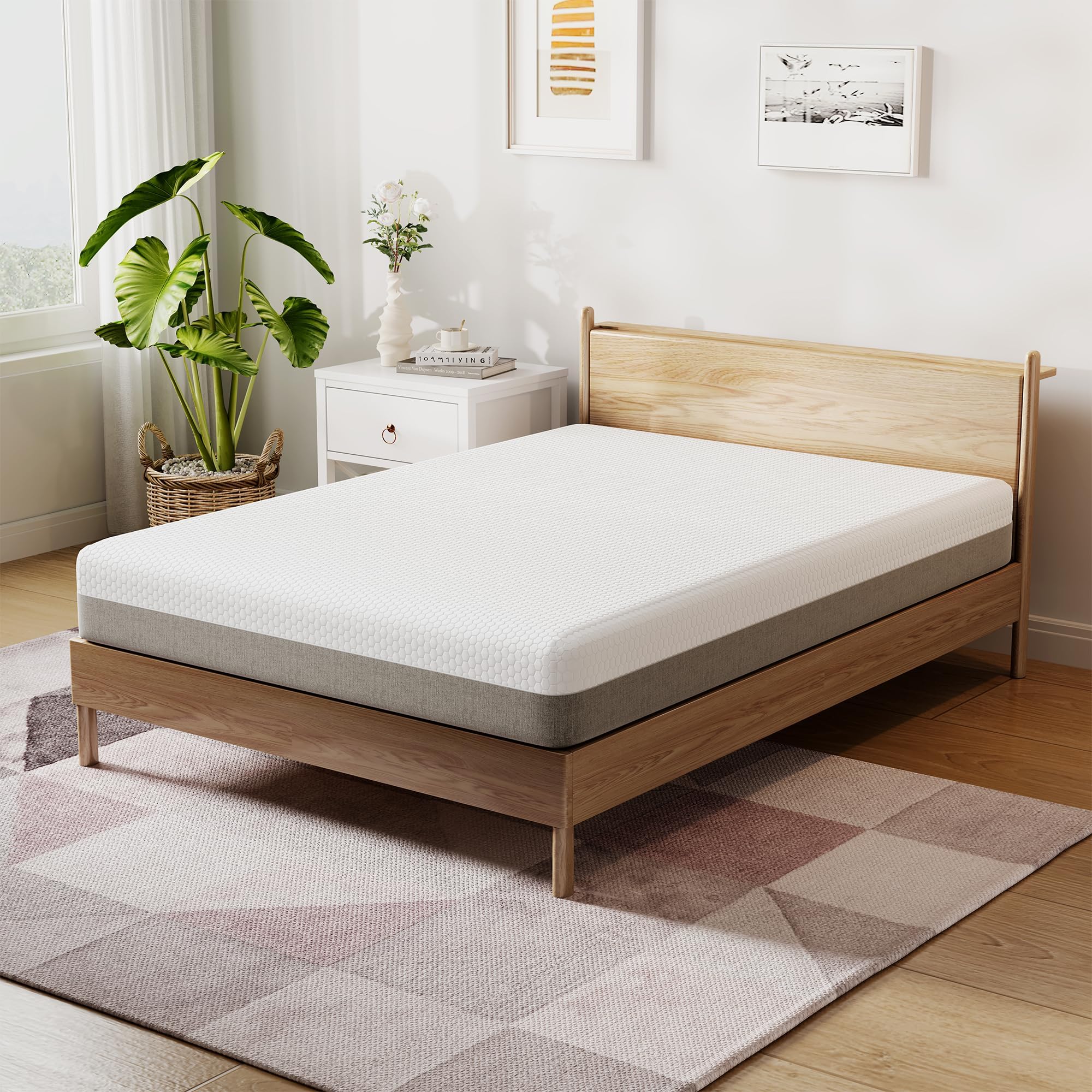 EVACRIFT Colchón Matrimonial Espuma Gel Memory Foam Altura 15cm 190x135 ...