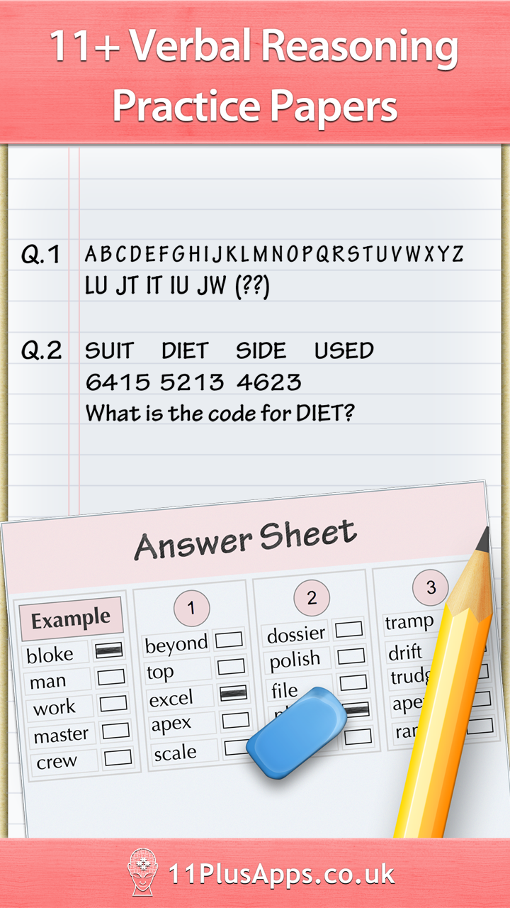 11+ Verbal Reasoning - Practice Papers Lite - App on Amazon Appstore