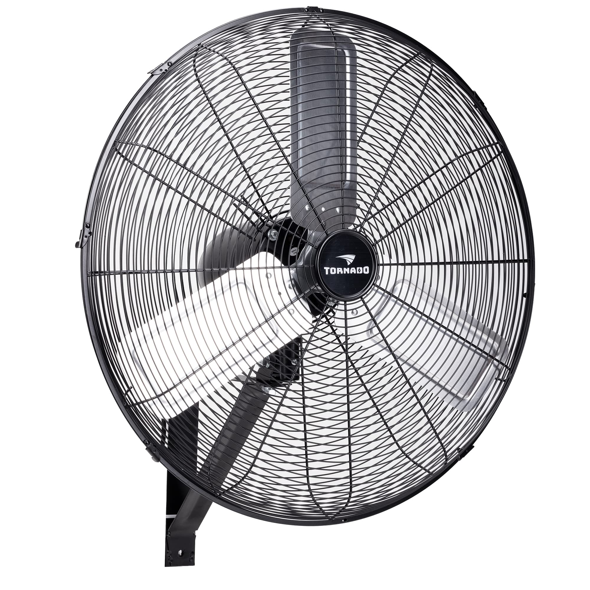 Tornado - 24 Inch High Velocity Indoor Oscillating Wall Mount Fan - 3 ...