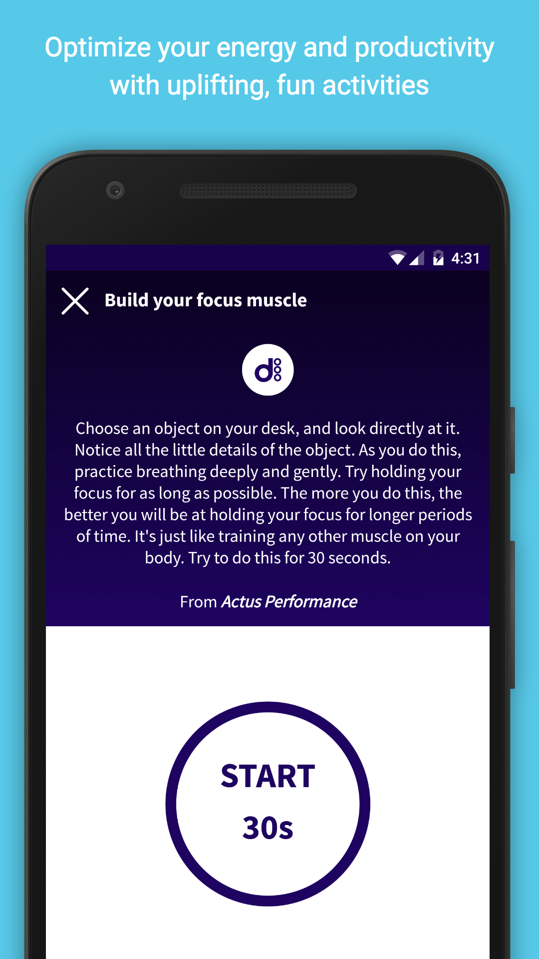 Optimity - App on Amazon Appstore
