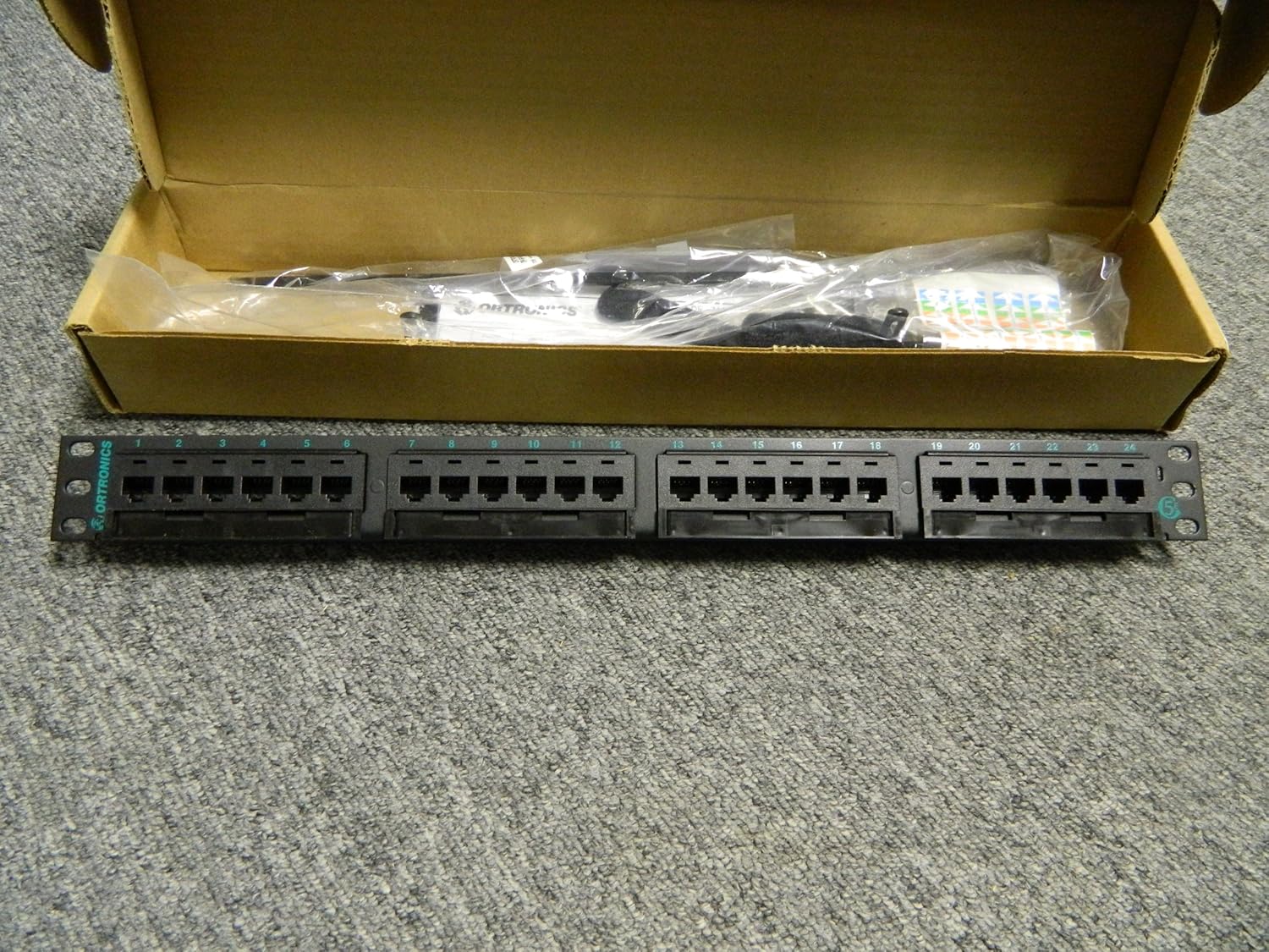 Amazon.com: Ortronics Clarity 5E Cat5e 24-Port Patch Panel, New OR ...