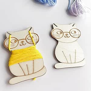 Amazon.com: Set of 200 Nerdy Cat Bobbins, Thread Holders, Floss ...