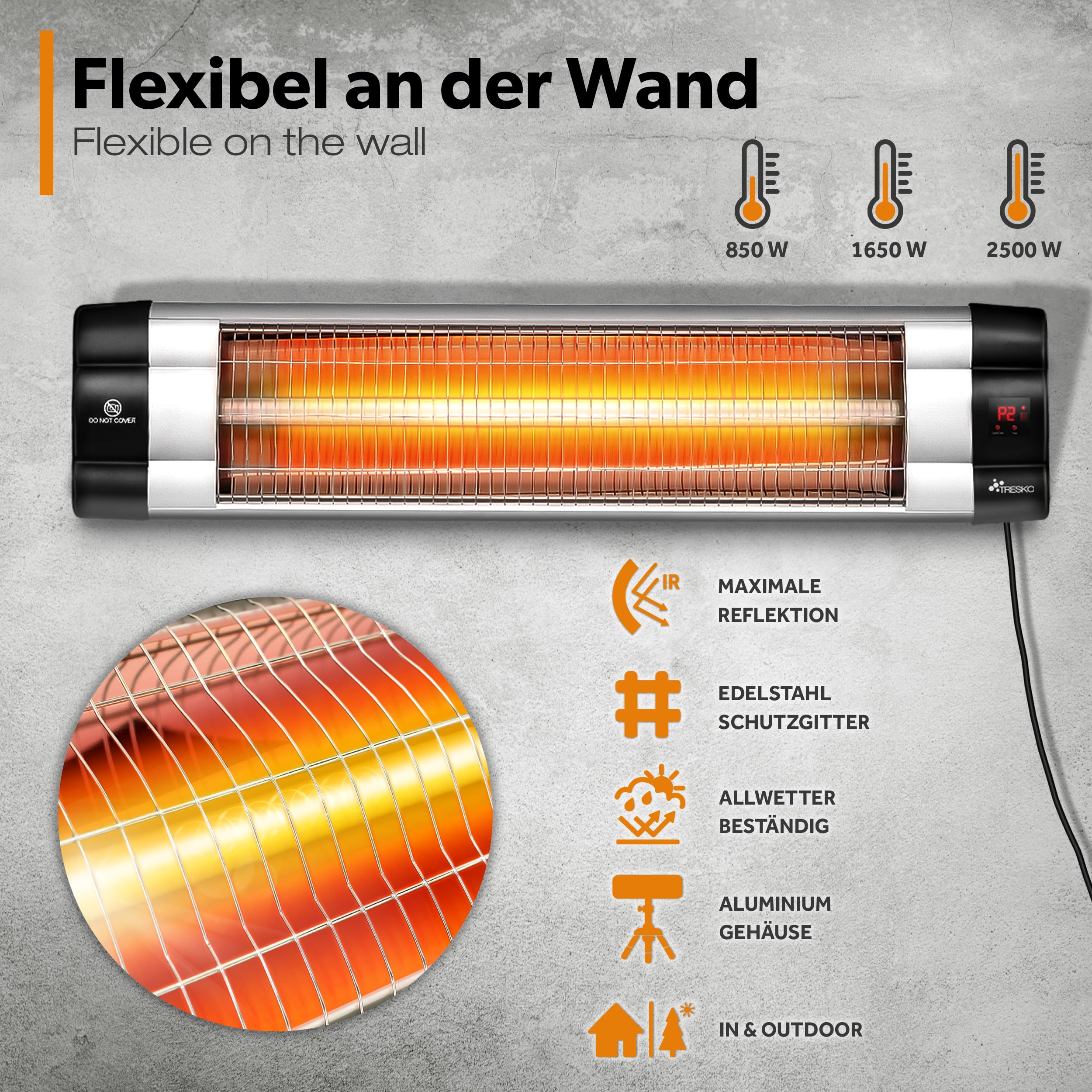 Infrared Heater With Fluorescent Light Fixture Solamagic Parasol