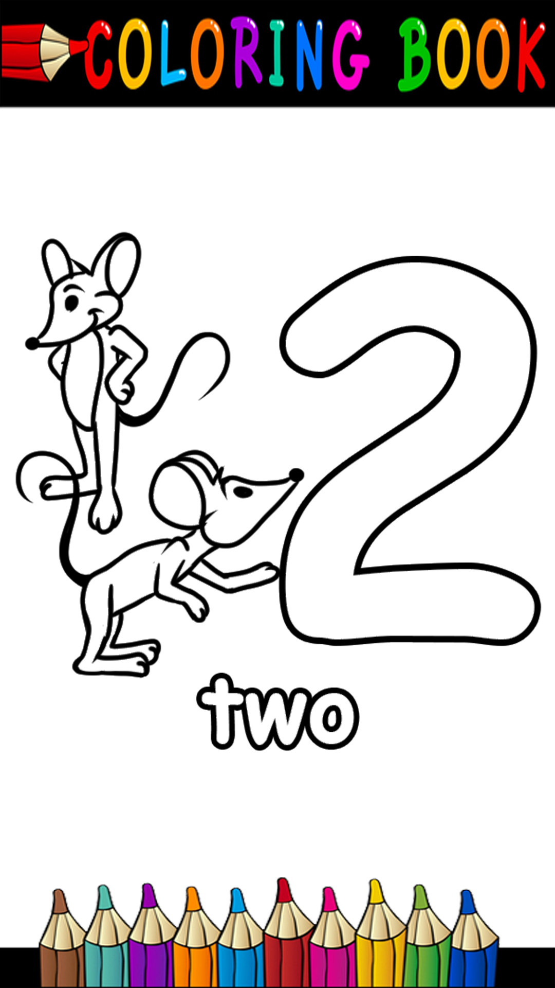 Coloring Book Alphabet and Numbers - App on Amazon Appstore