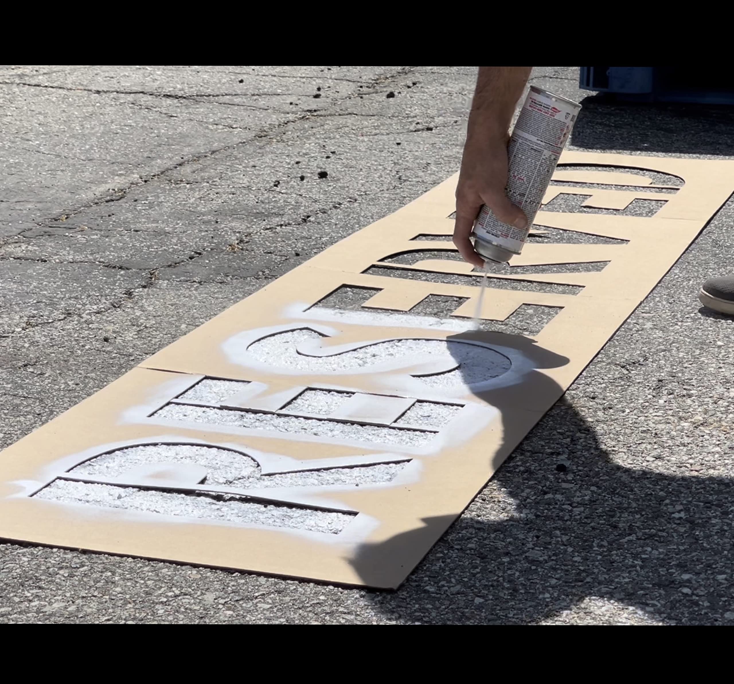 Snapklik.com : APS 12" Reserved Parking Stencil For Lot Pavement ...