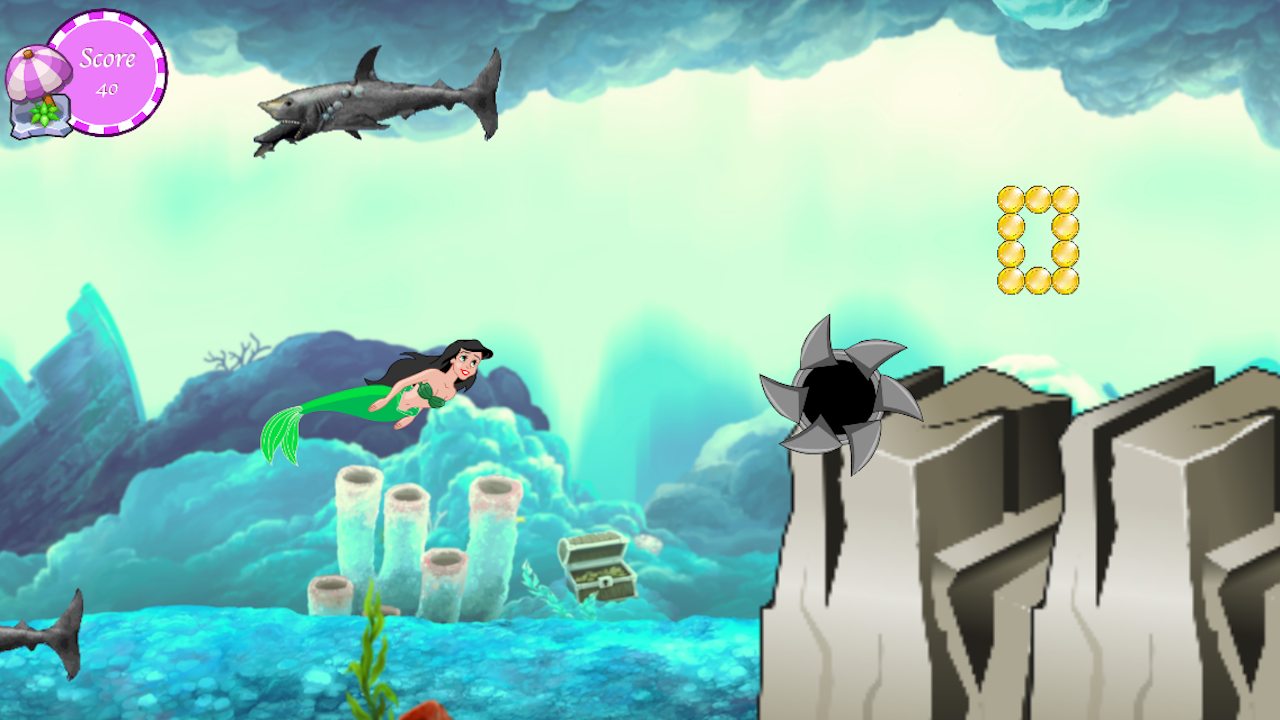 Mermaid Shark Attack - App on Amazon Appstore