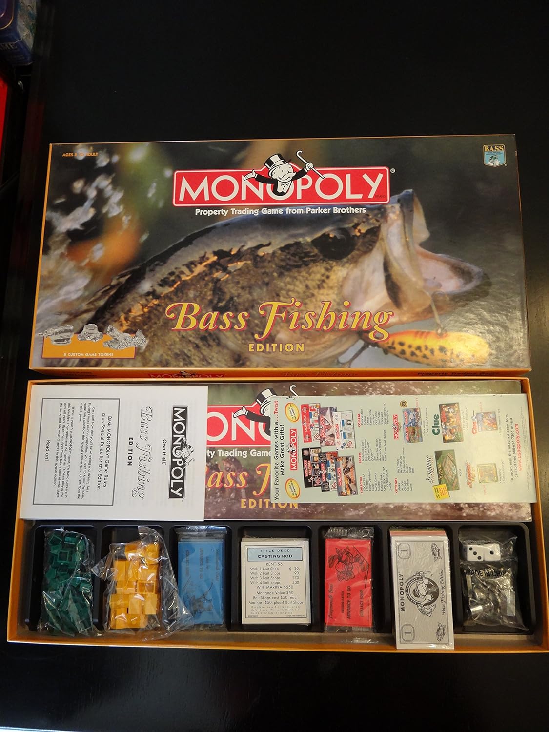 Amazon.com: Monopoly Bass Fishing Edition : Unknown: Toys & Games