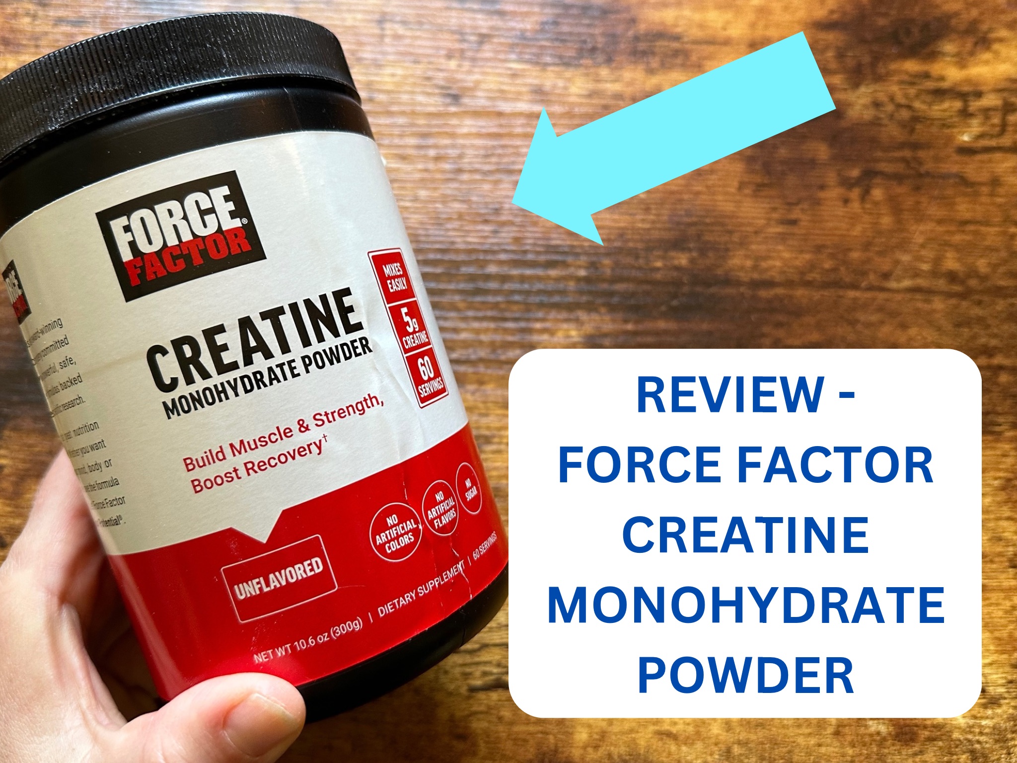 Watch Review - Force Factor Creatine Monohydrate Powder on Amazon Live