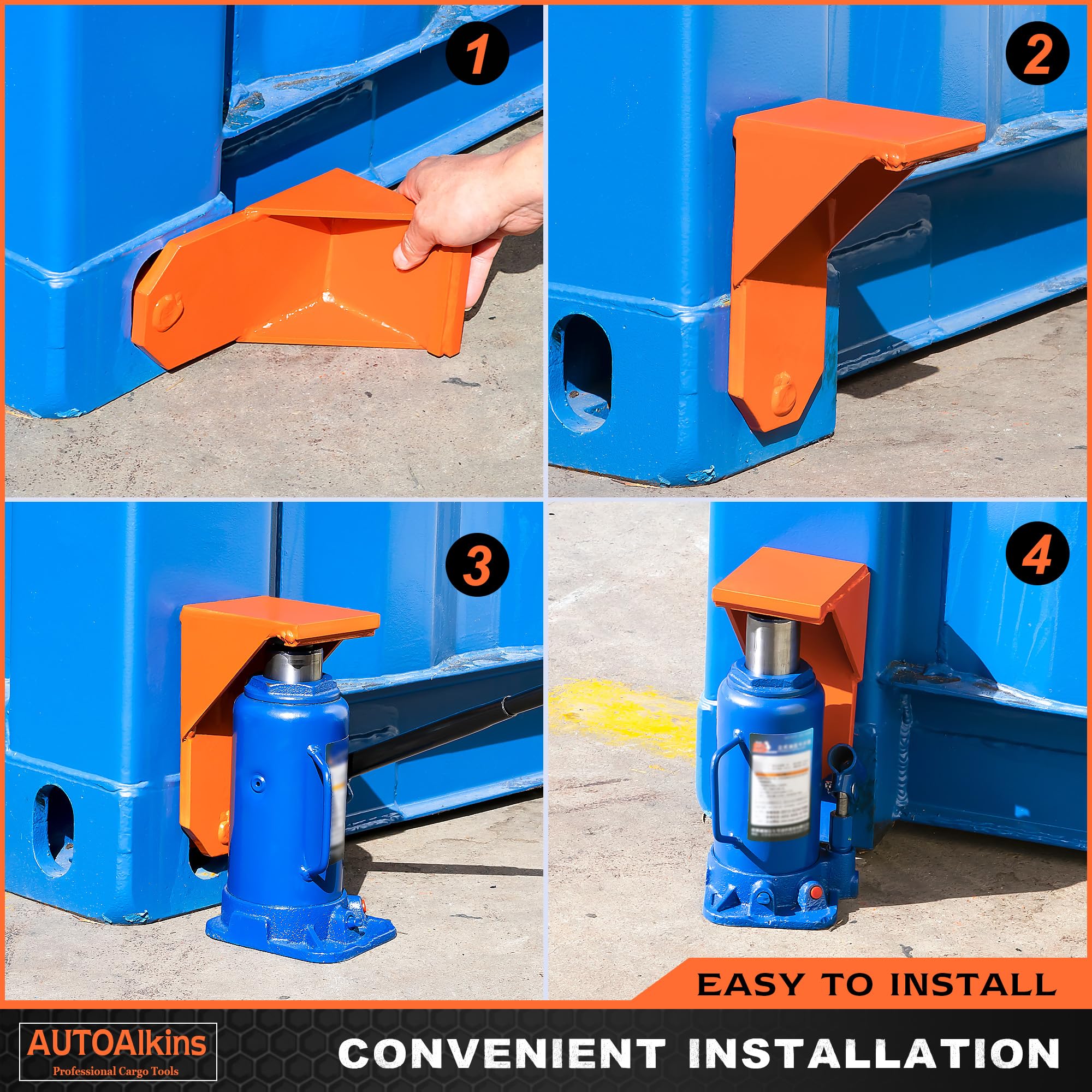 Snapklik.com : AUTOAlkins Shipping Container Jack Lug, Jack Leveling ...
