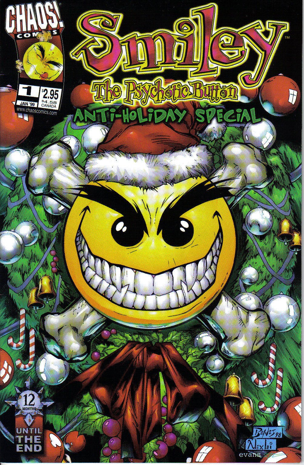 Smiley the Psychotic Button Anti-Holiday Special: Jesse Leon McCann ...